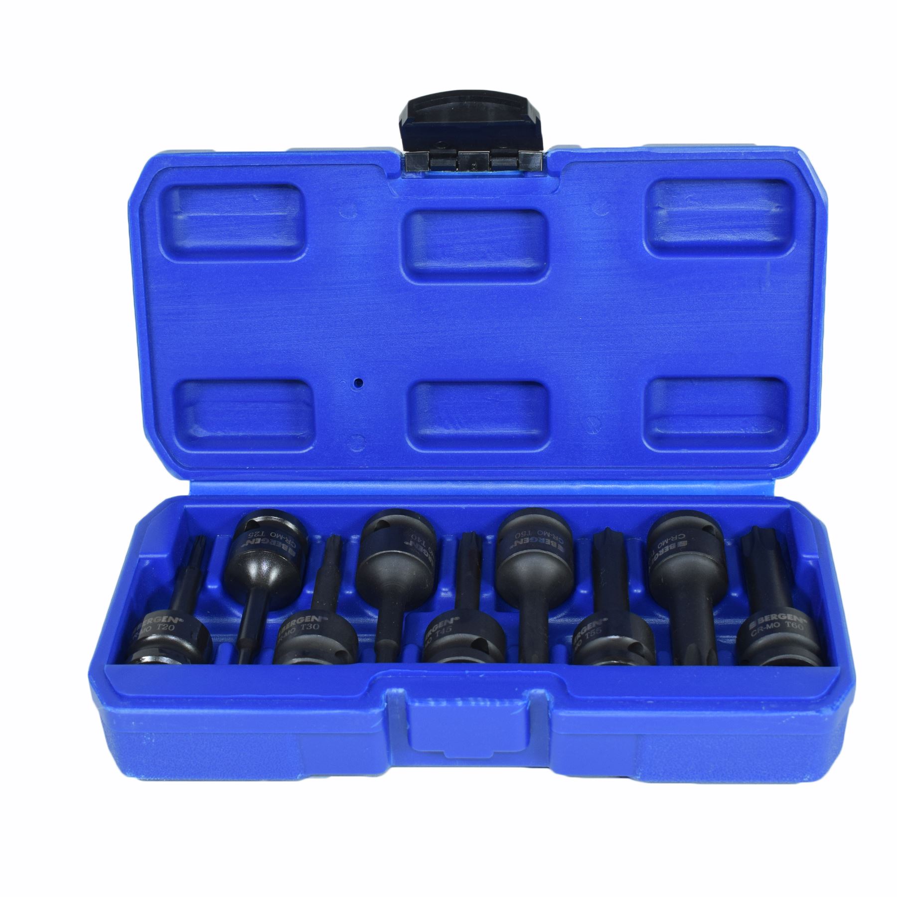 Male Torx Star Impact Deep Sockets 9pc 1/2" Drive T20 - T70 - Walmart.com