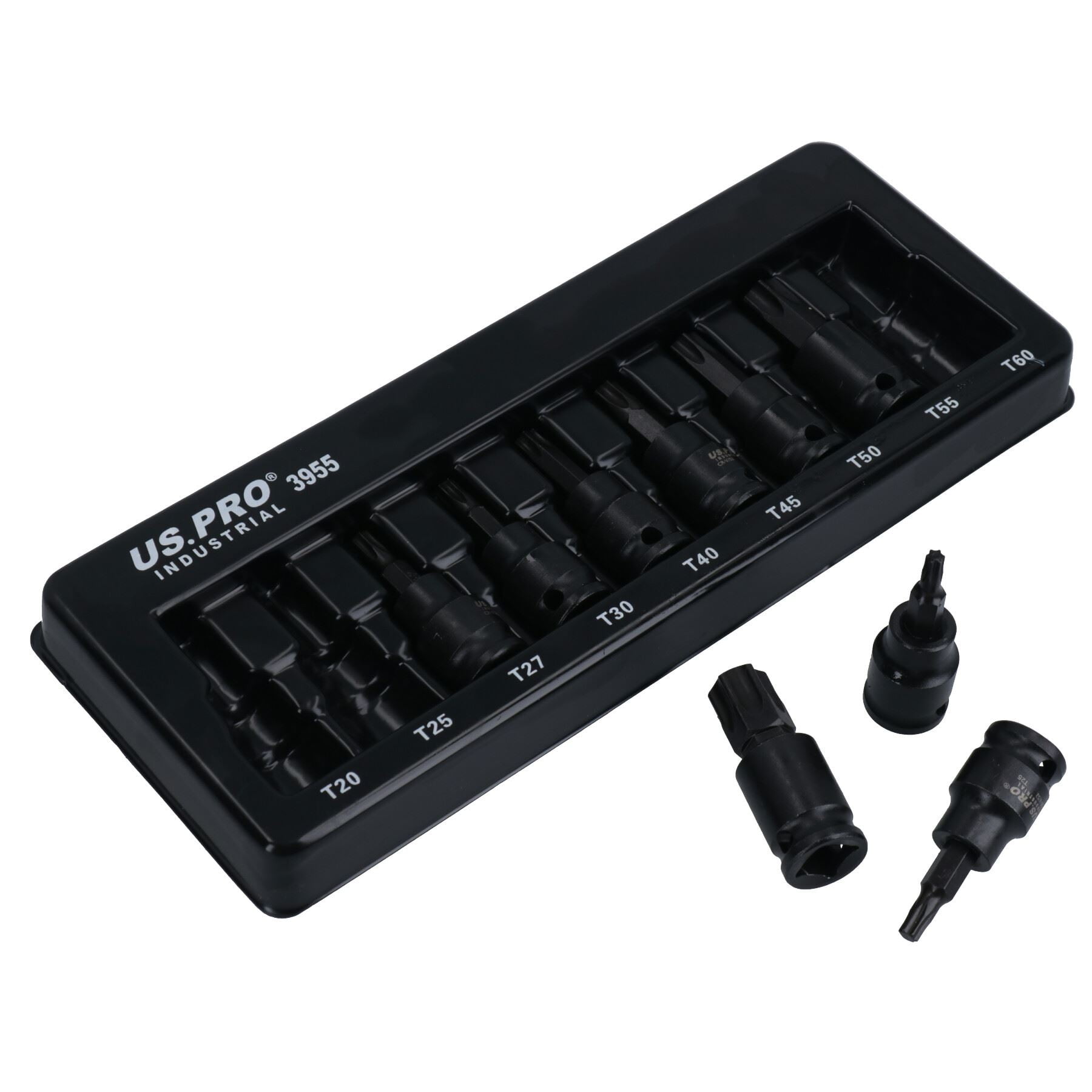 Male Torx Star Impact Impacted Shallow Short Bit Sockets T20 – T60 9pc ...