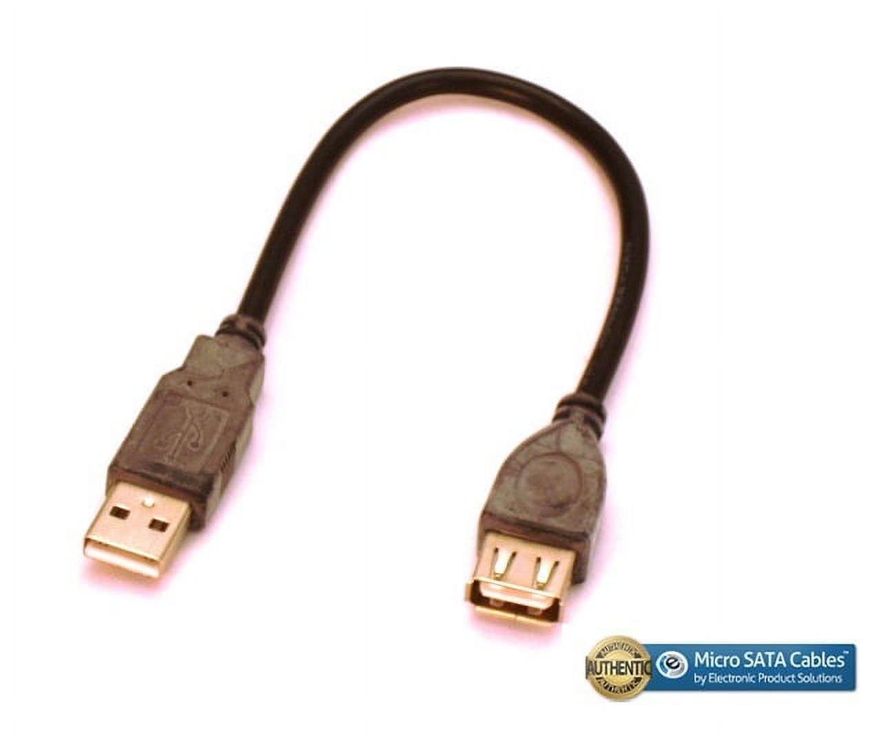 Male Type A to Female Type A USB High Speed Extension cable - Walmart.com