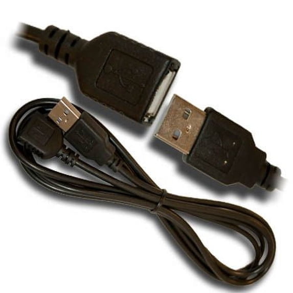 Male USB Cable to Female USB Extension Cable - 5 Feet - Walmart.com
