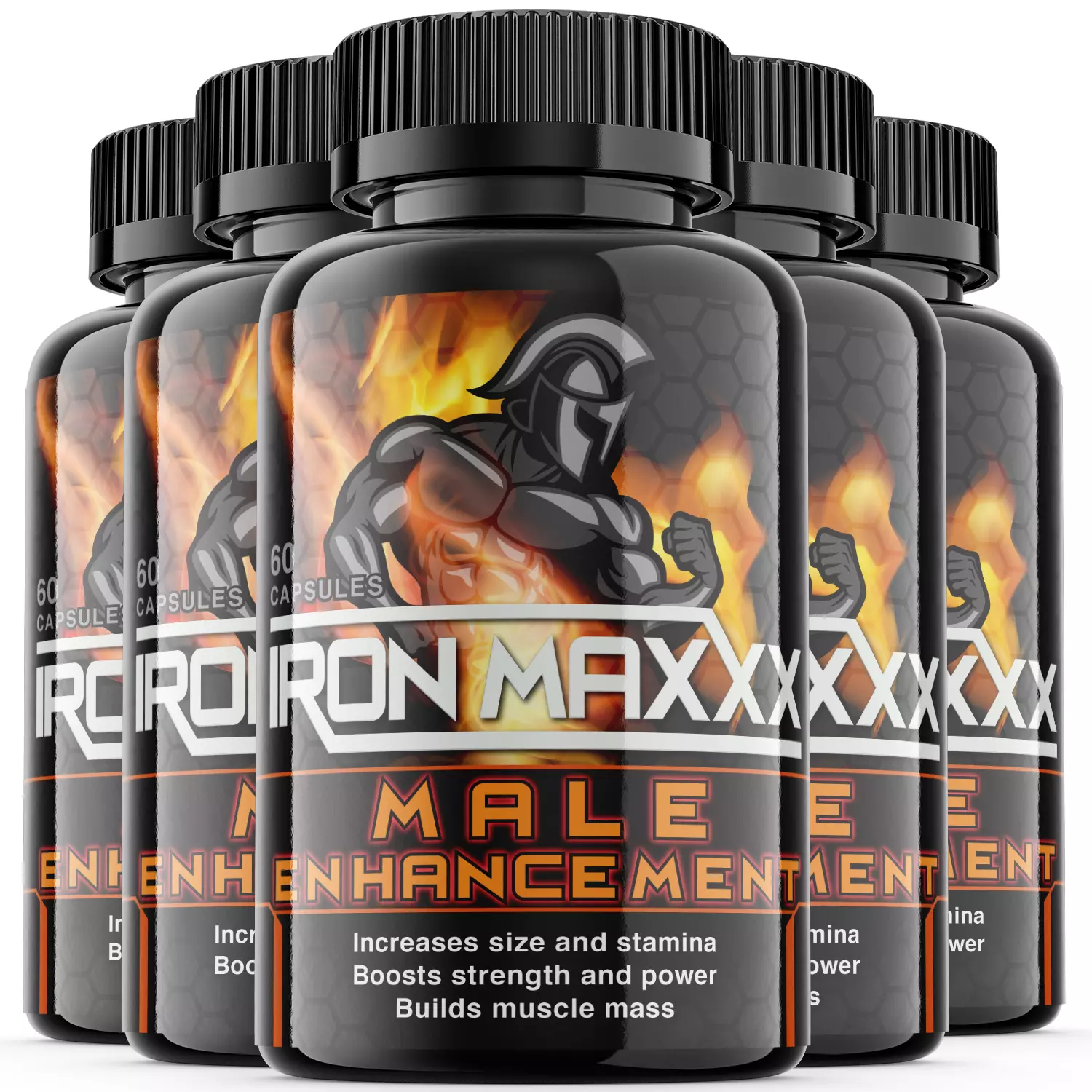 Male Virility - 5 Bottles - 300 Capsules - Walmart.com