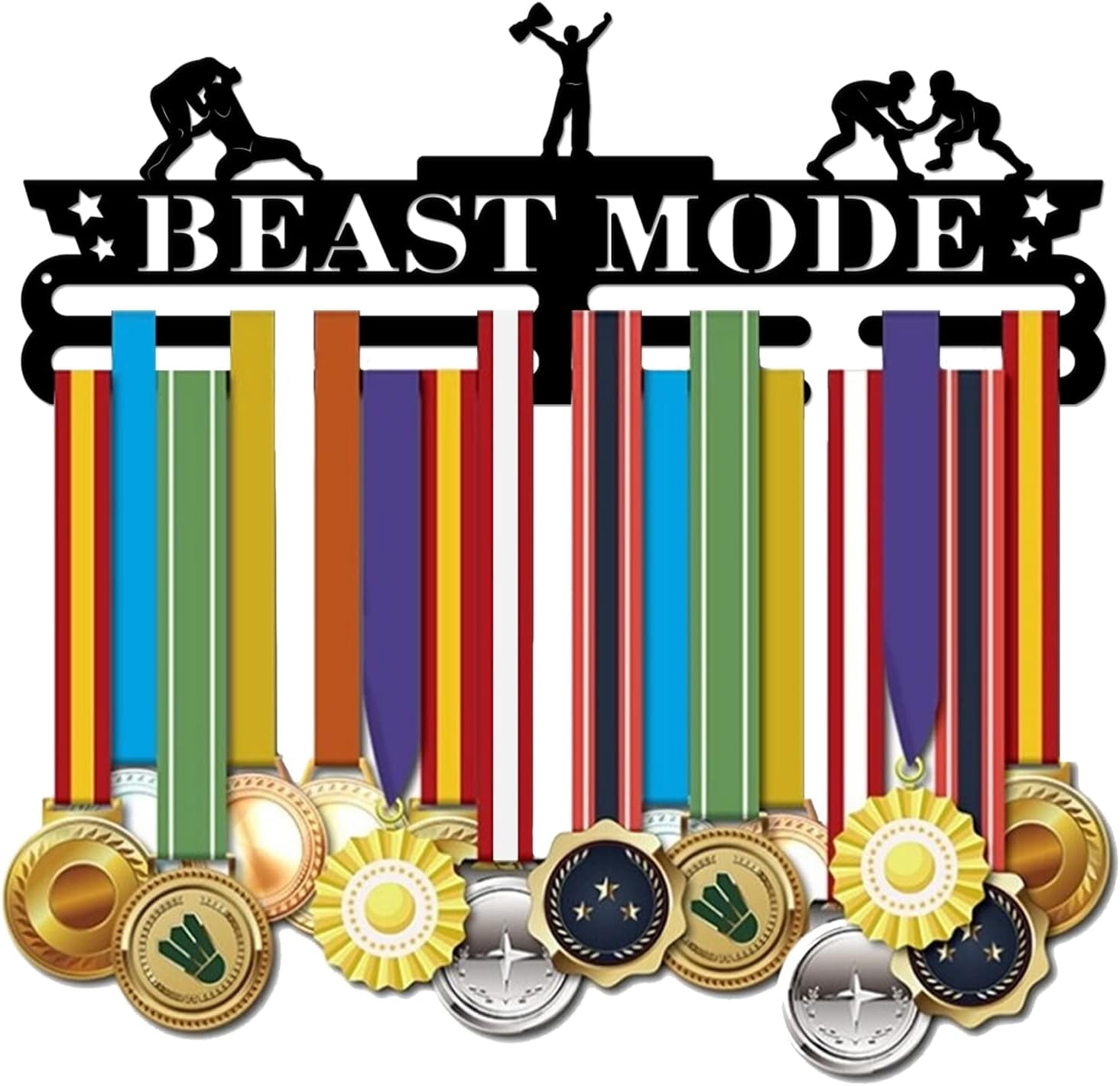Male Wrestling Medal Hanger Display Sports Medal Holder Iron ...