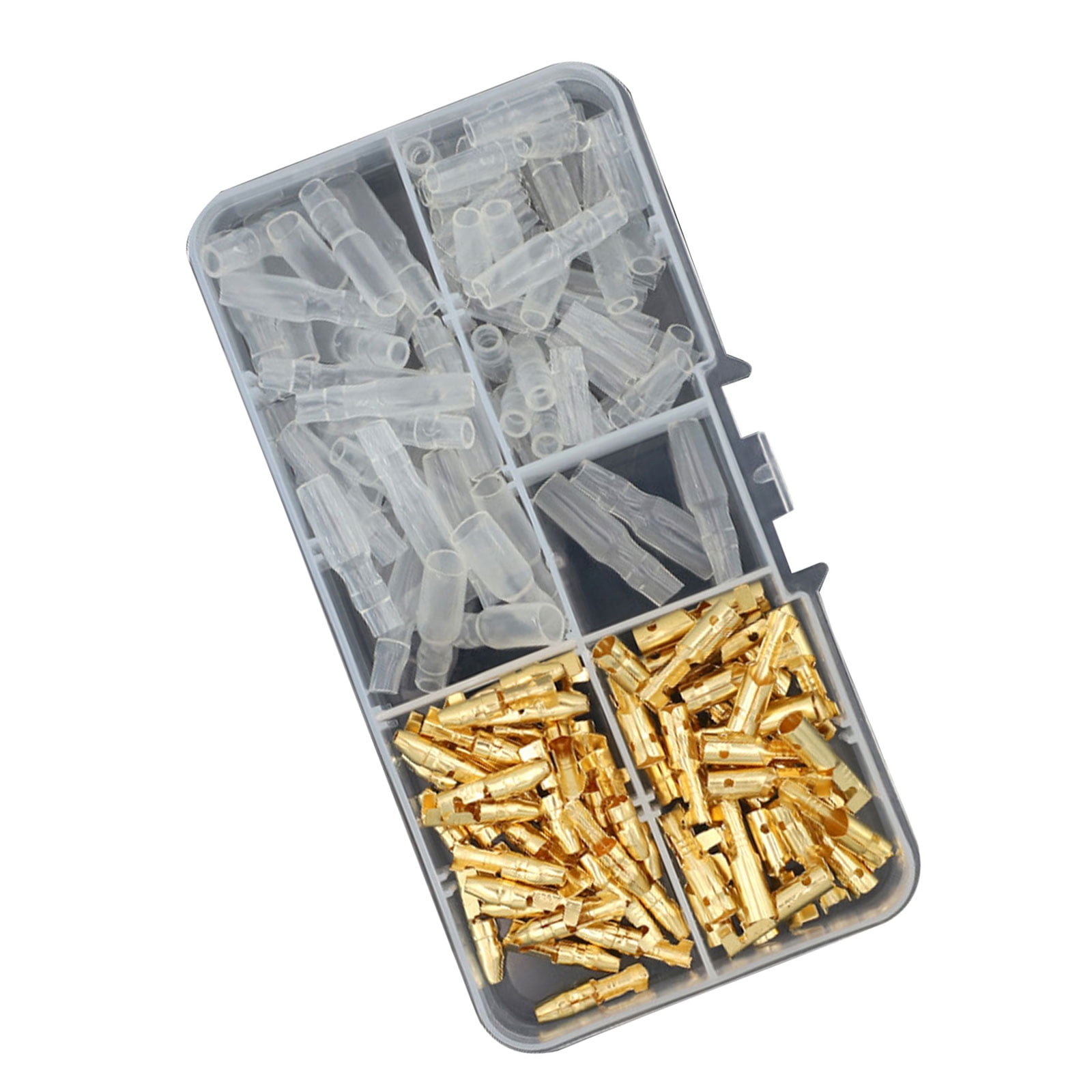 Male and Female Terminals Connector Block with Insulating Sleeves ...