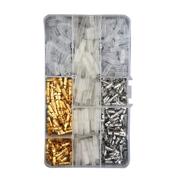 Male and Female Terminals Connectors with Insulation Sleeve Crimp ...