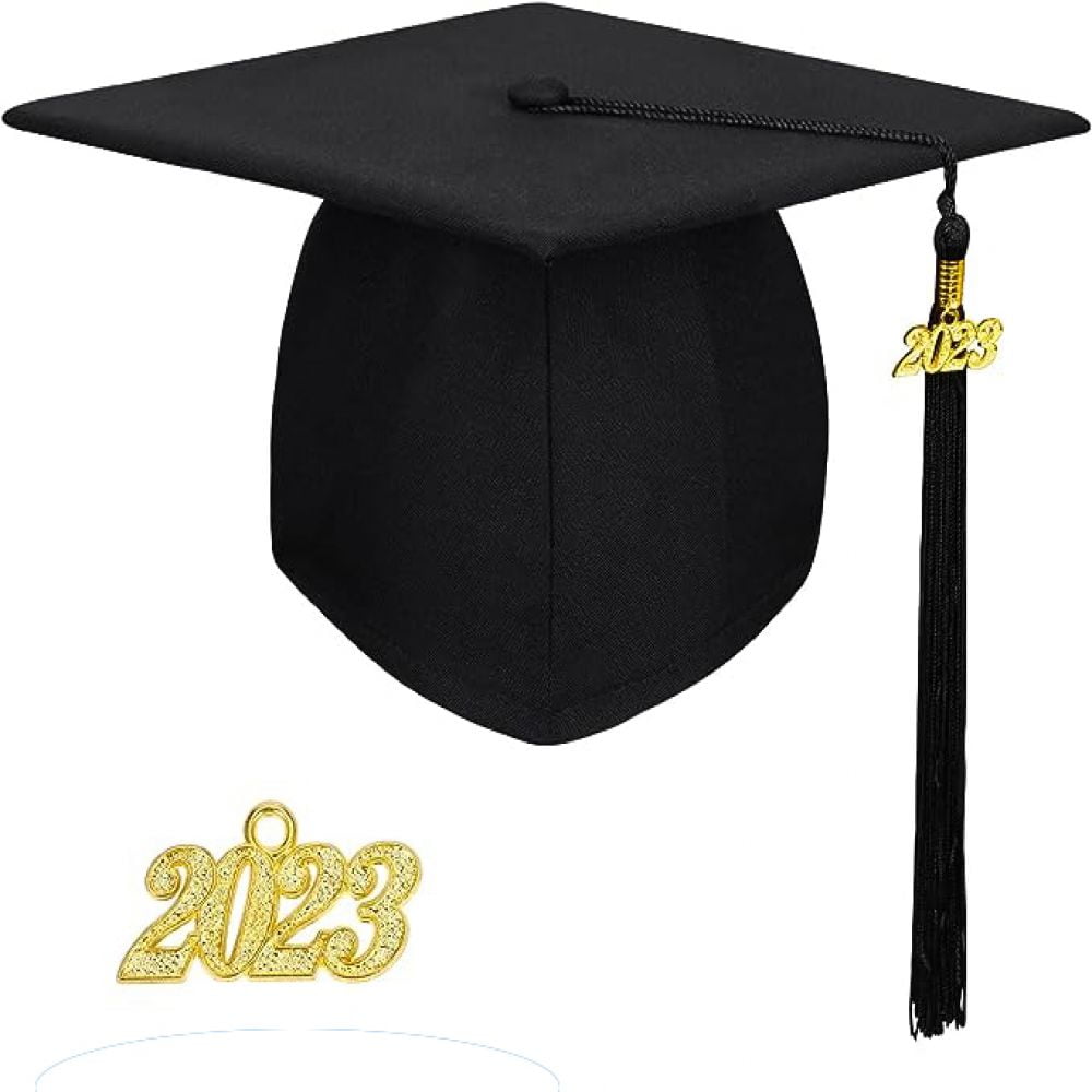 Male and female graduation caps; Adjustable Doctor Hat; Polyester ...