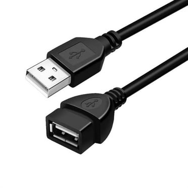 C2G 6 inch USB 2.0 A Male to A Female Extension Cable - Walmart.com