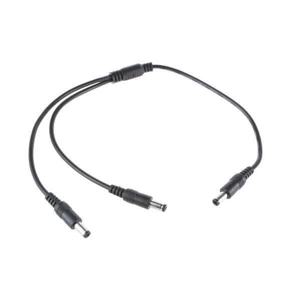 Male to Double Male 5.5x2.1mm/5.5x2.5mm Power Extension Cable Y ...