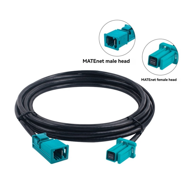 Male to Female 2302461-9 Wire FDC522 Car Mounted Gigabit Ethernet ...