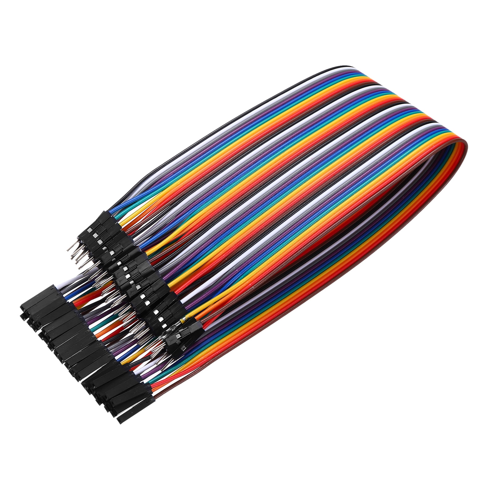 Male to Female 40Pin Breadboard Jumper Wire 2.54mm Pitch Cable 30cm 1 ...