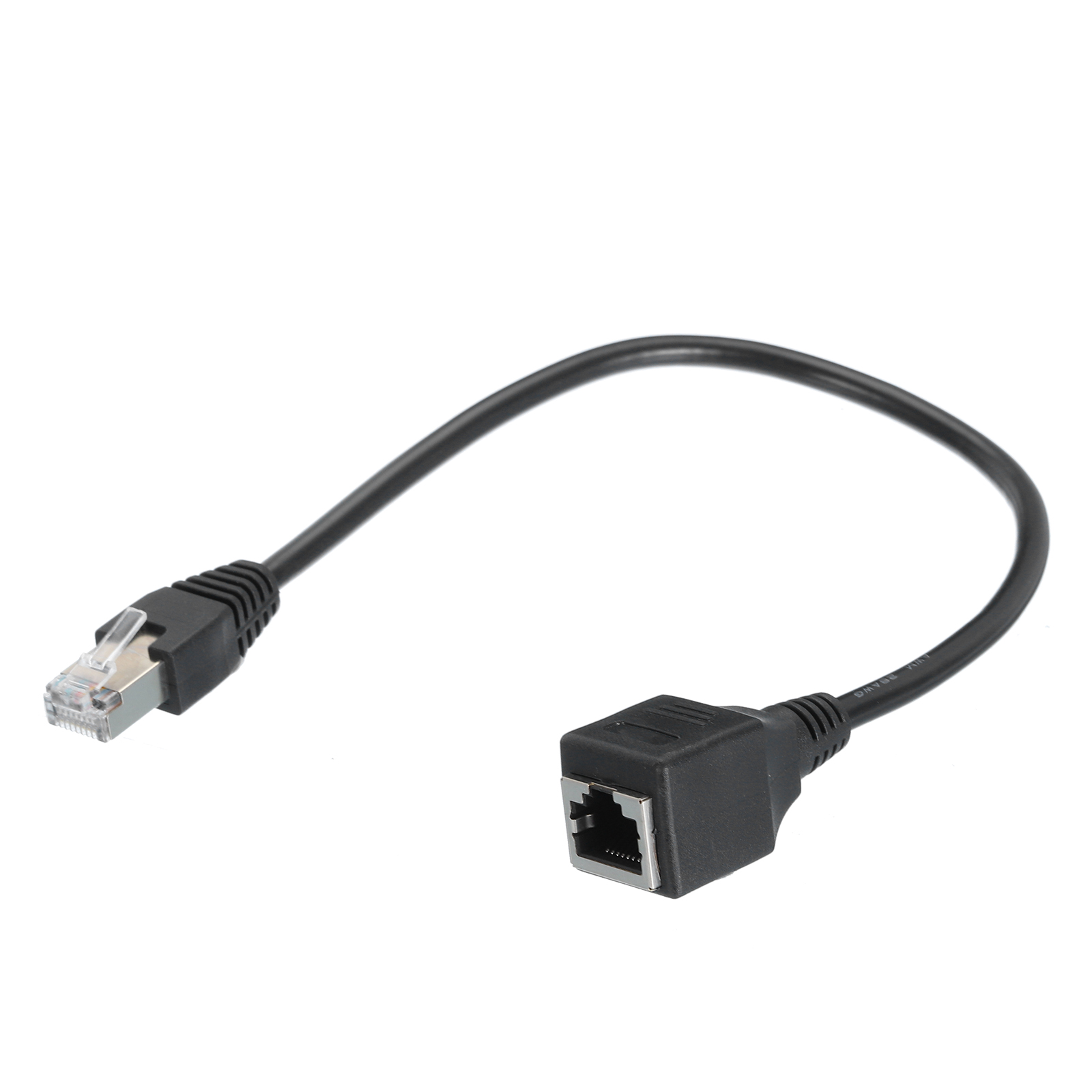 Male to Female 5e Network Cable Extension Wire 30CM Length Home Office ...