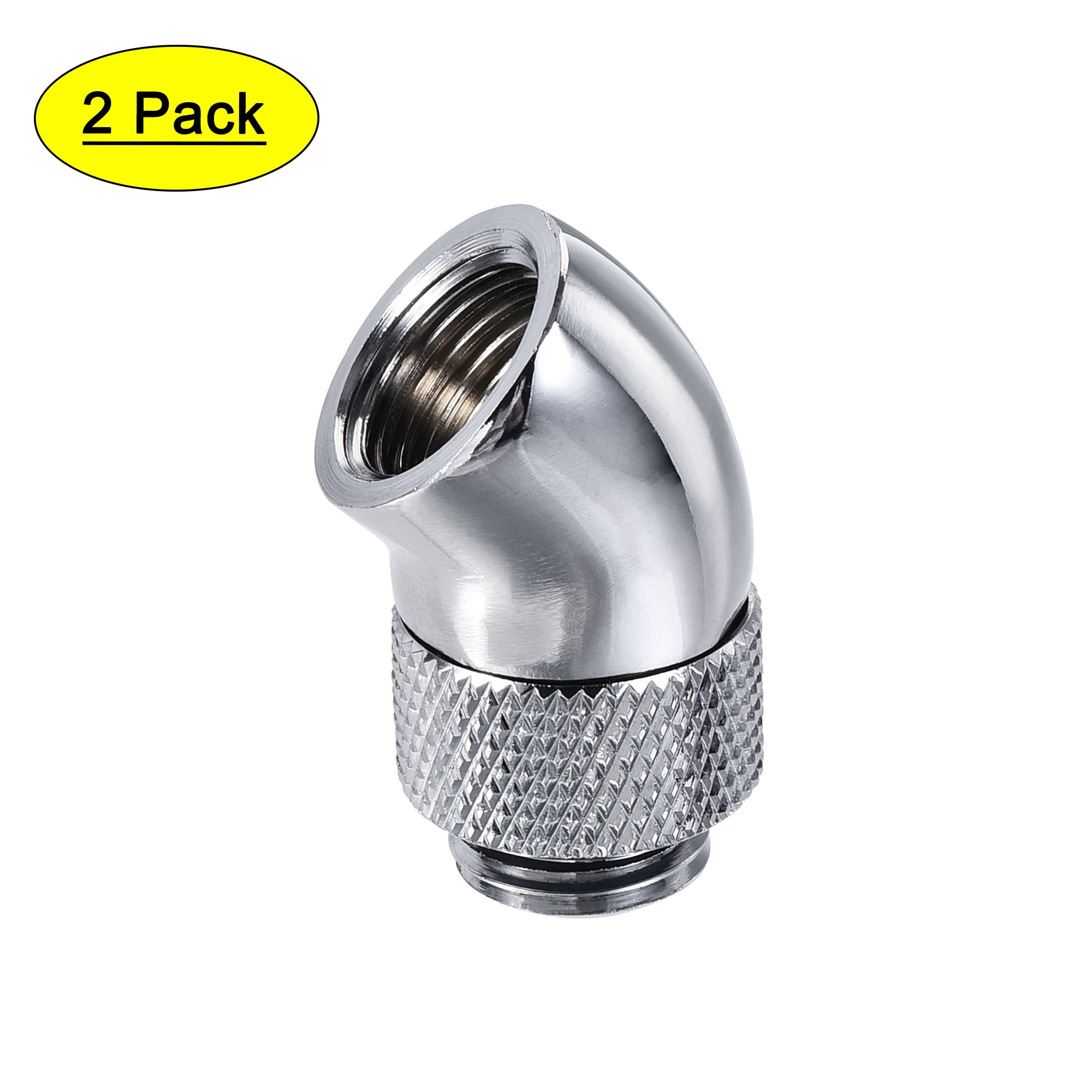 Male to Female Extender Fitting G1/4 x 30mm, 45° Rotary for Computer ...