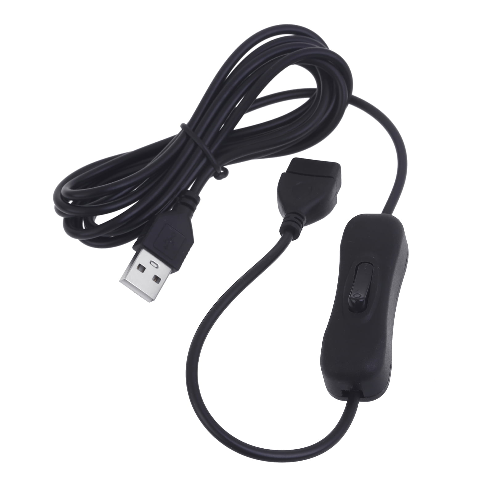 Male to Female USB Extension Cord with Button Control On Off Switchs ...