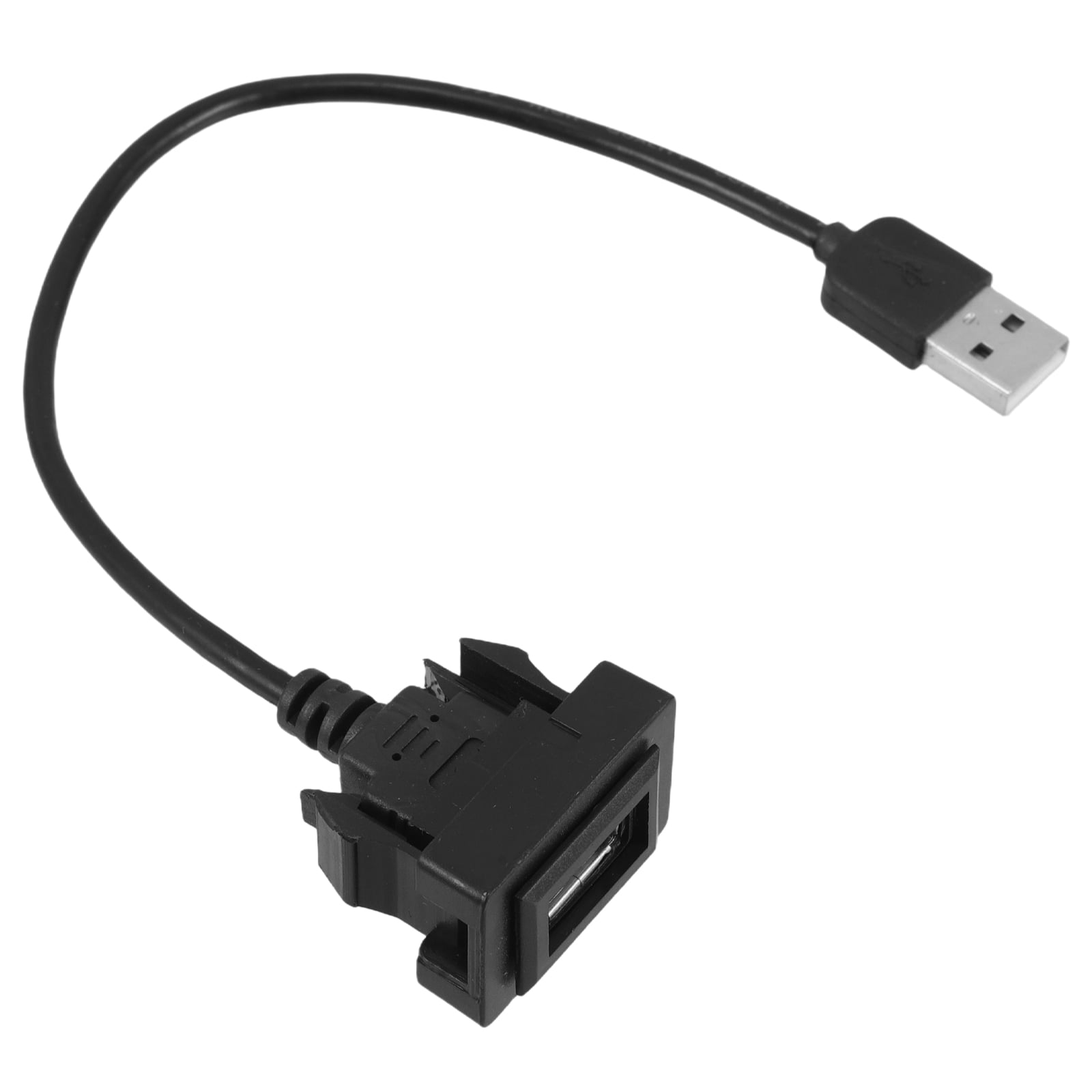 Male to Female USB Power Port Socket Adapter Wire Plug USB Dashboard ...