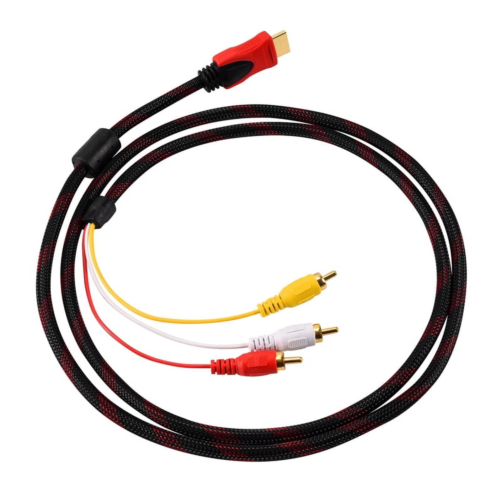 NEW Male to Video Audio AV Cable Adapter for ,Newest - Walmart.com