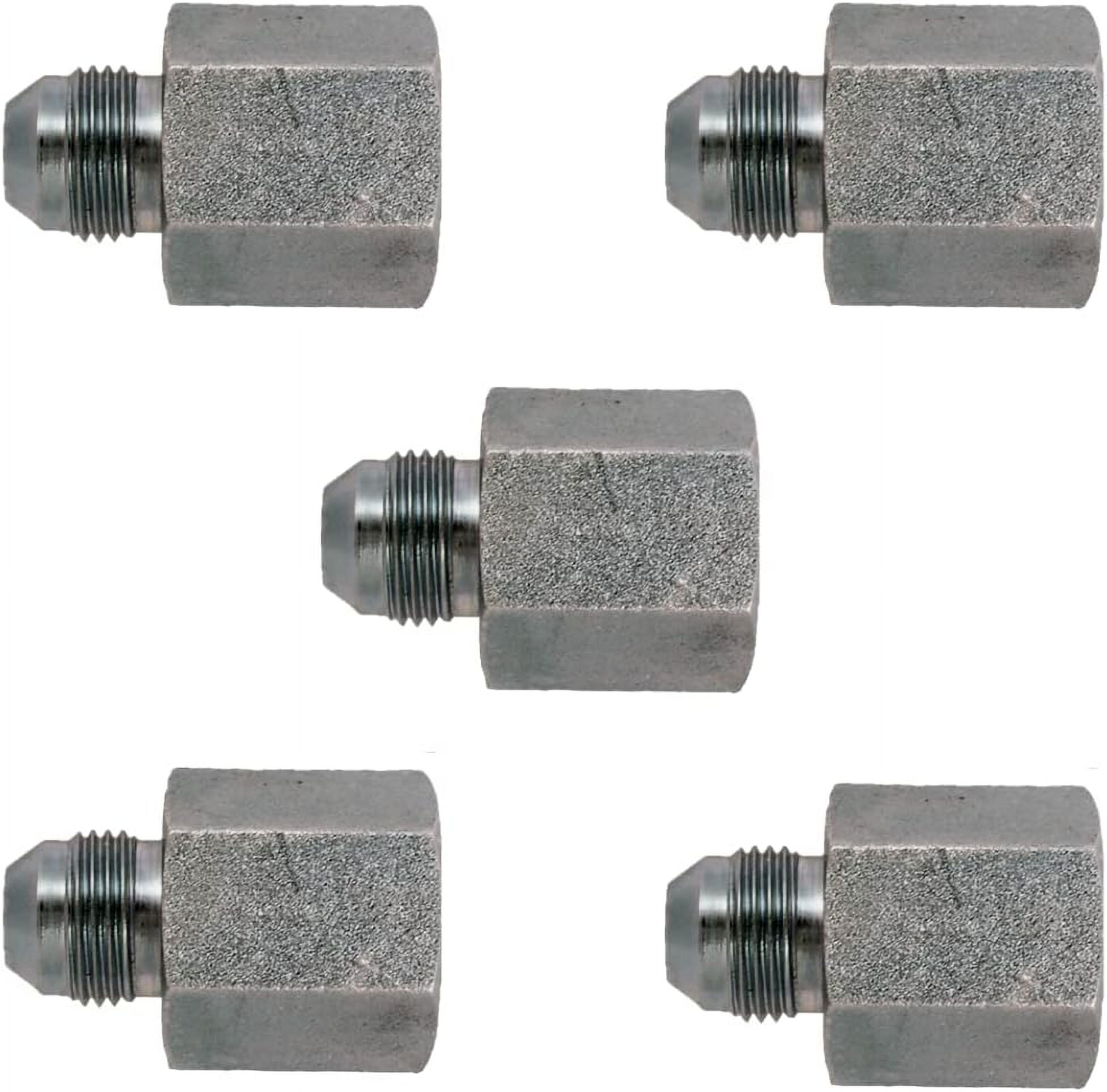 Male x 1/4" NPTF Female Pipe Thread Adapter/Converter Hydraulic Fitting ...