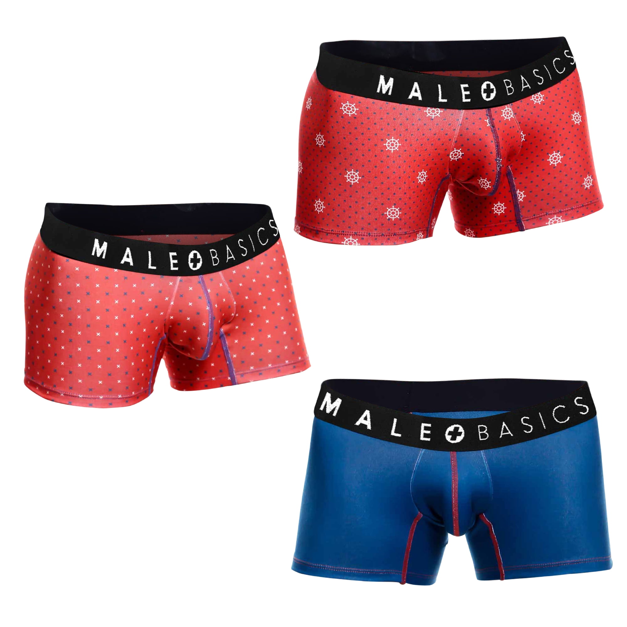 MaleBasics 3-Pack Trunk Prints - Walmart.com