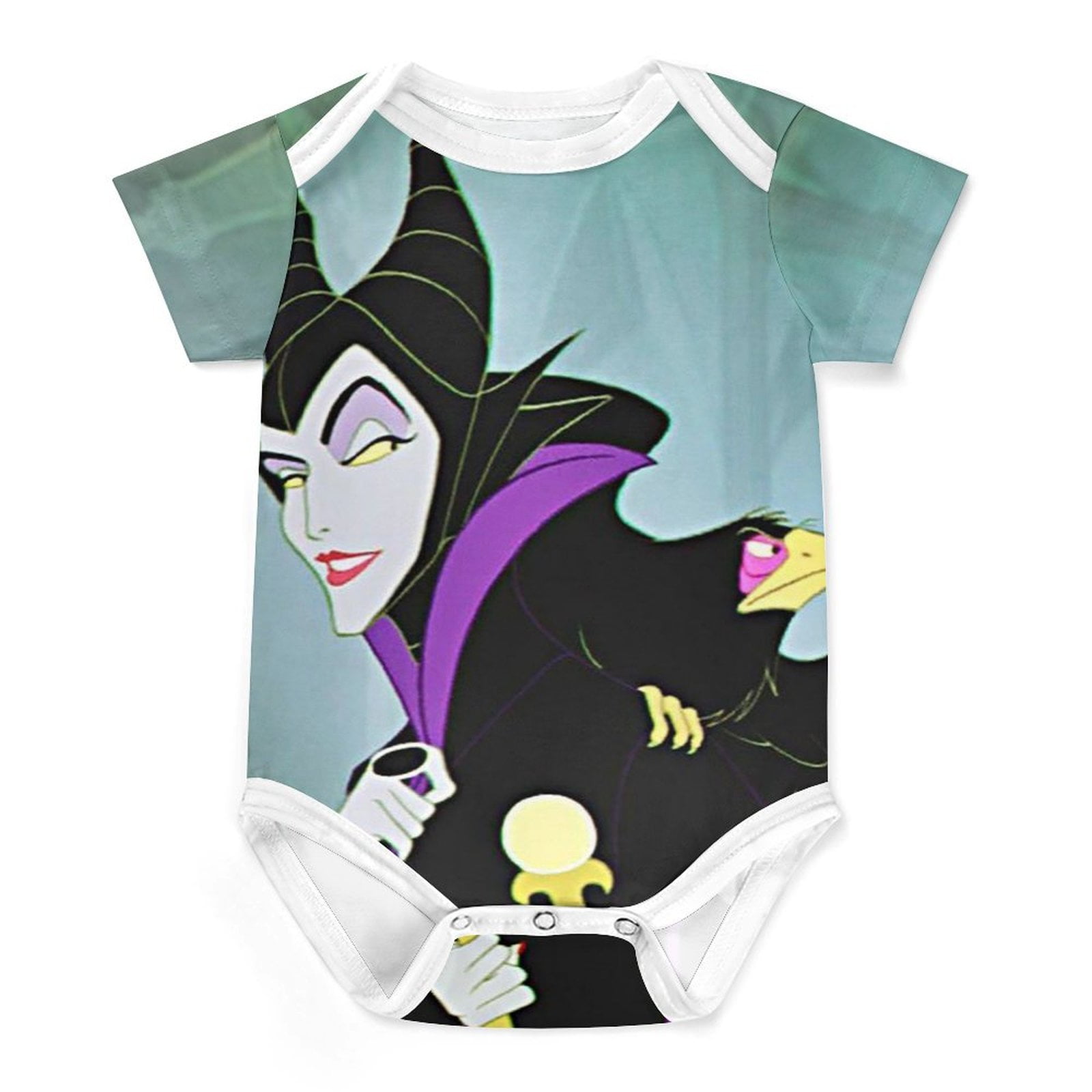 Maleficent Baby Boy Girl Short Sleeve Romper Clothes Bodysuit Baby ...