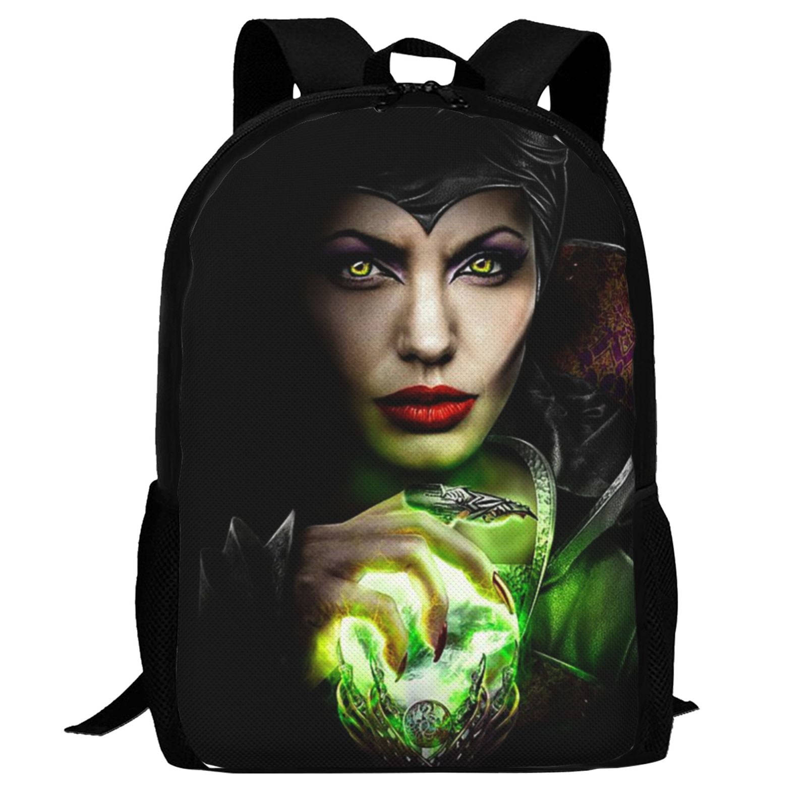 Maleficent Backpack, 3d Printed Laptop Backpack, Water Resistant ...