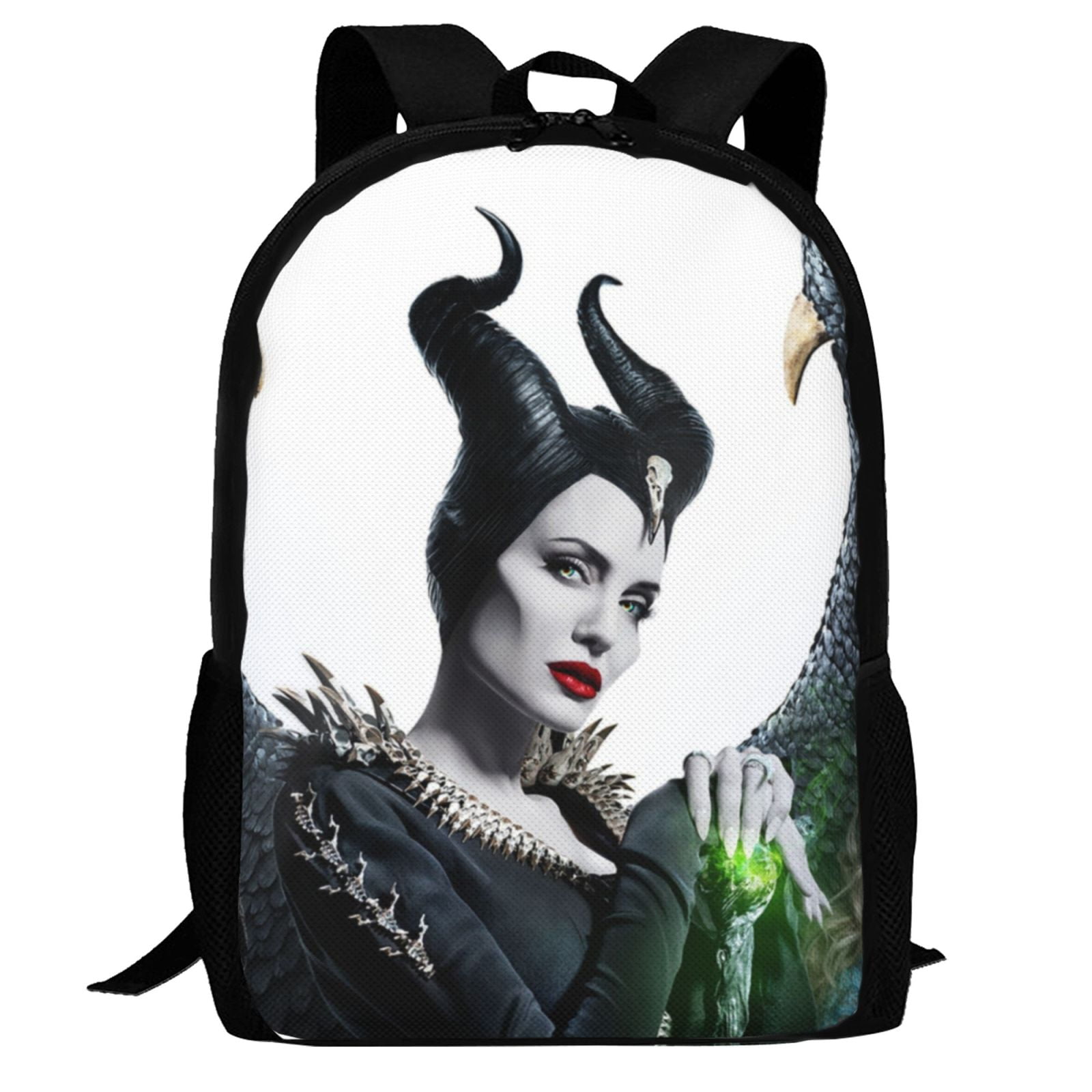 Maleficent Backpack, 3d Printed Laptop Backpack, Water Resistant ...
