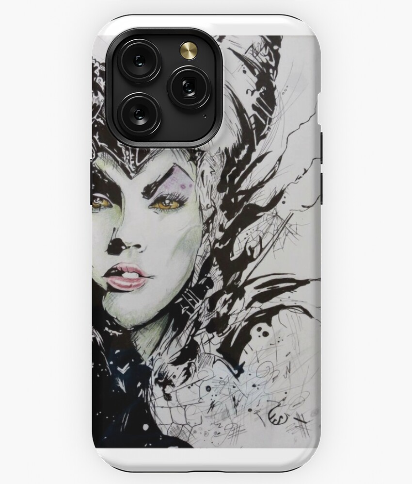 Maleficent Movie Villain Fan Art G668 Phone Case for iPhone17 16 15 14 ...