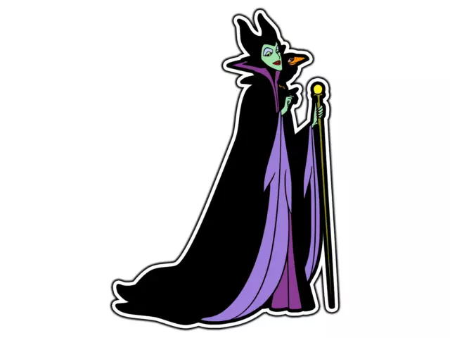 Maleficent Waterproof Sticker Phone Decal Water Bottle Stickers Car ...