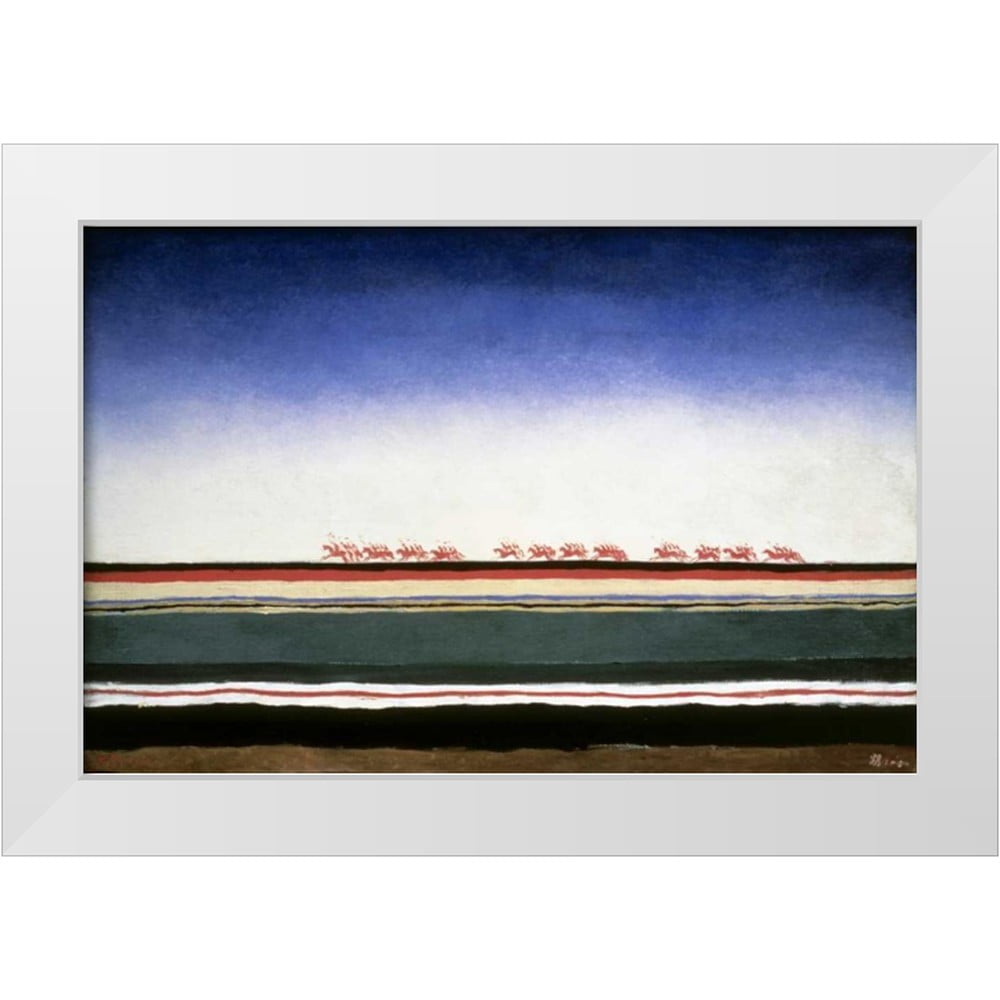 Malevich, Kazimir 18x13 White Modern Wood Framed Museum Art Print ...