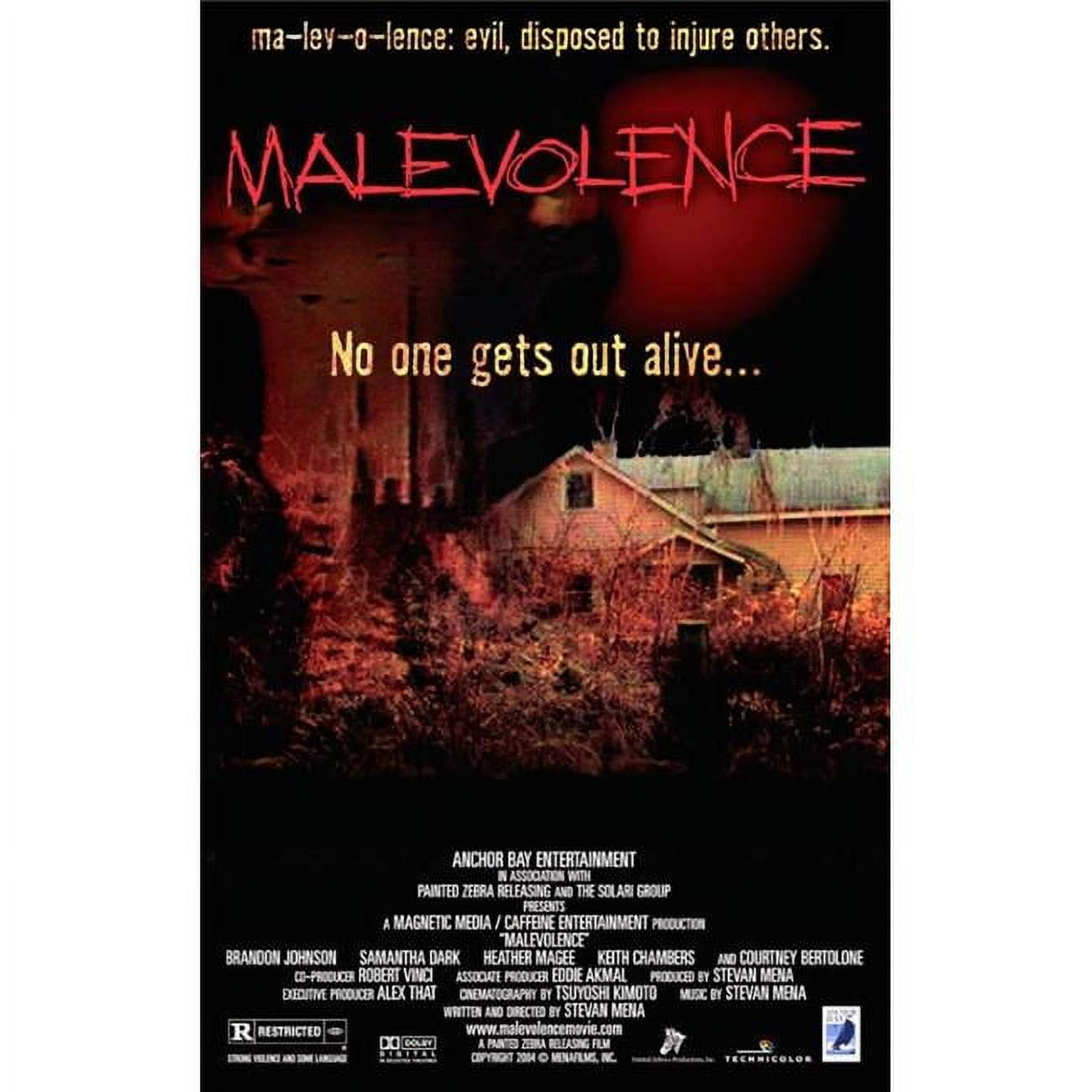 Malevolence Movie Poster - 27 x 40 in. - Walmart.com