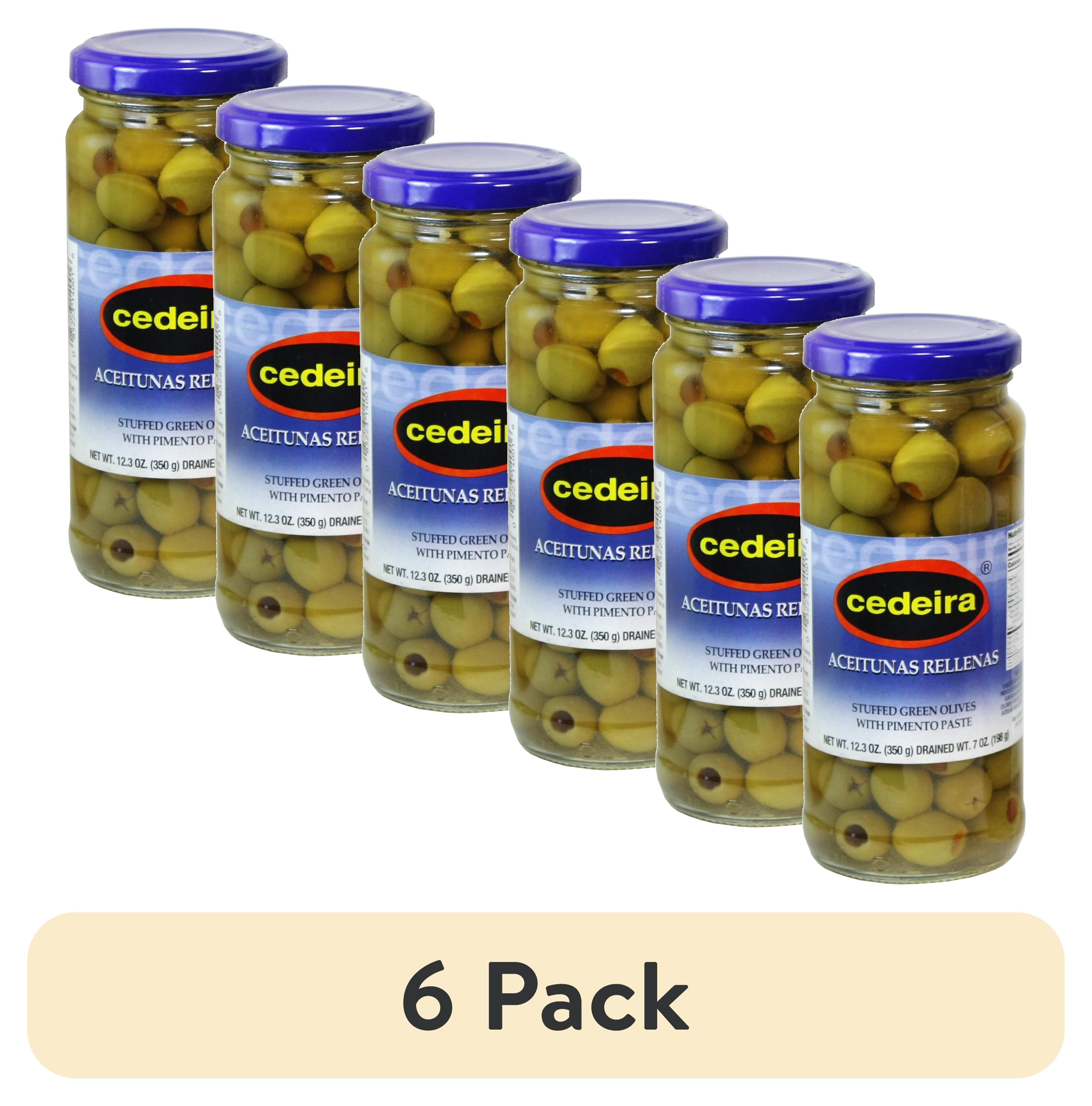 (6 pack) Malgor Cedeira Stuffed Green Olives, 7 oz - Walmart.com