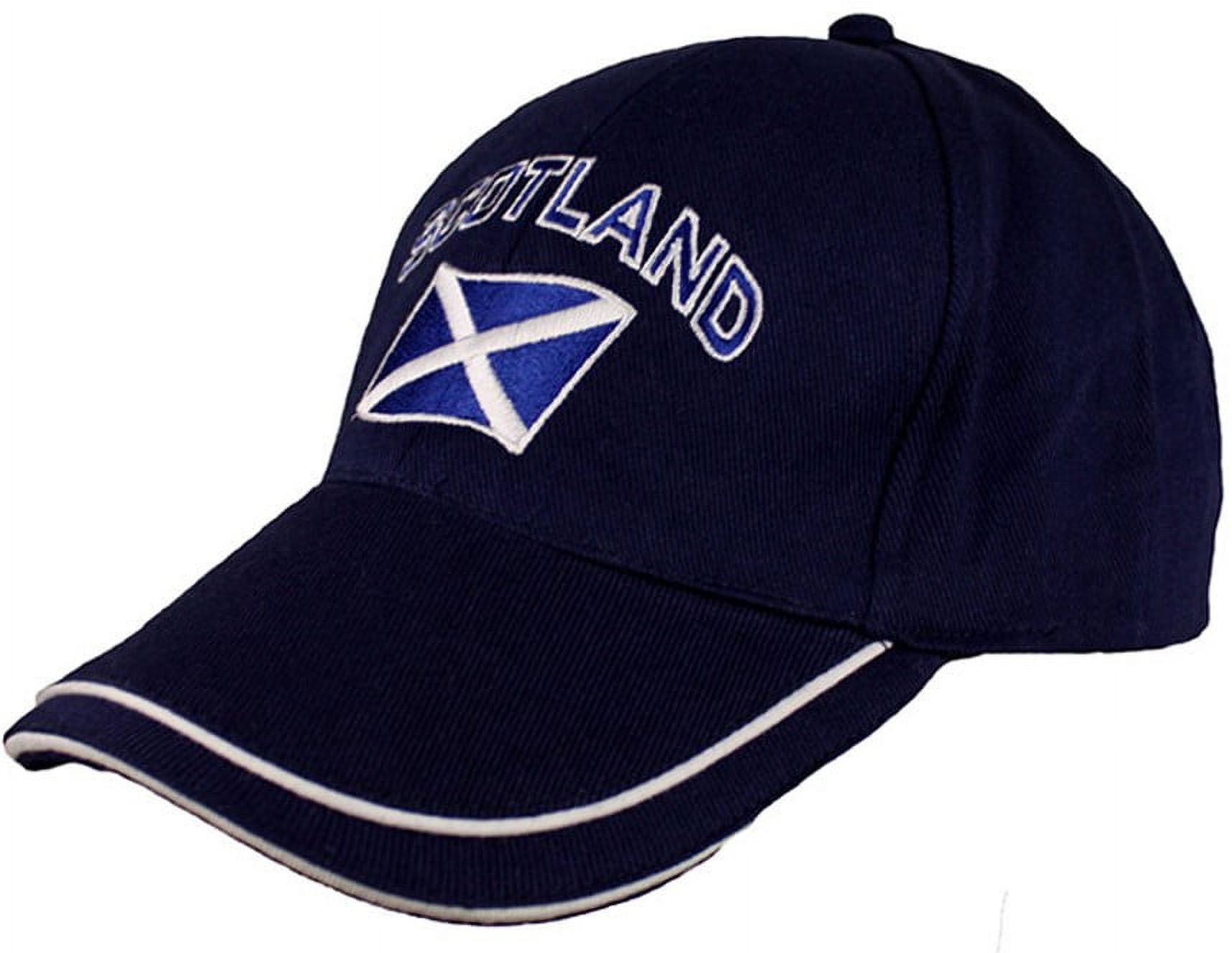 Malham Scotland Saltire Curved Flag Baseball Cap 100% Cotton - Walmart.com