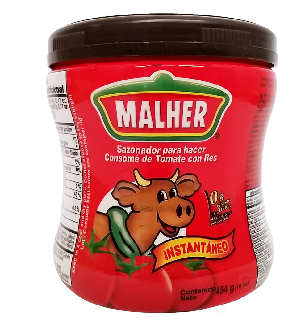 Malher Tomato Beef Bouillon 16 oz - Consome De Tomate y Res (Pack of 6 ...