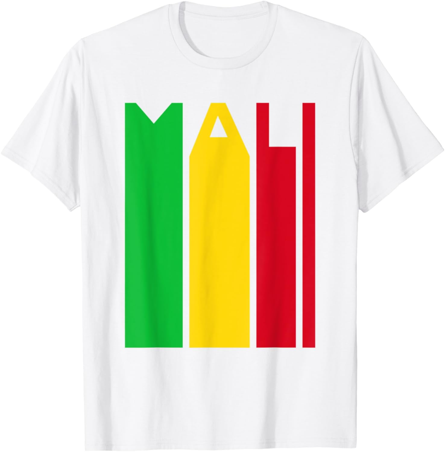 Mali T-Shirt Vintage Mali Flag Tee Malian Flag Tshirt Travel T-Shirt ...