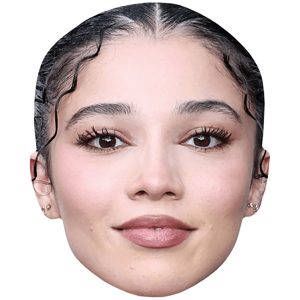 Malia Baker (Make Up) Celebrity Mask, Flat Card Face, Fancy Dress Mask ...