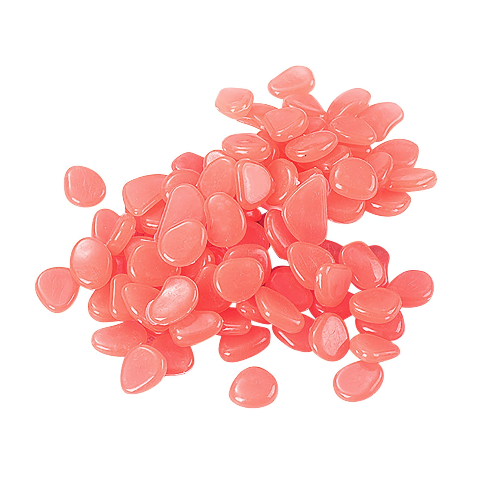 Malianggg 1CM Small Luminous Stone Fish Tank Garden Fluorescent Micro ...