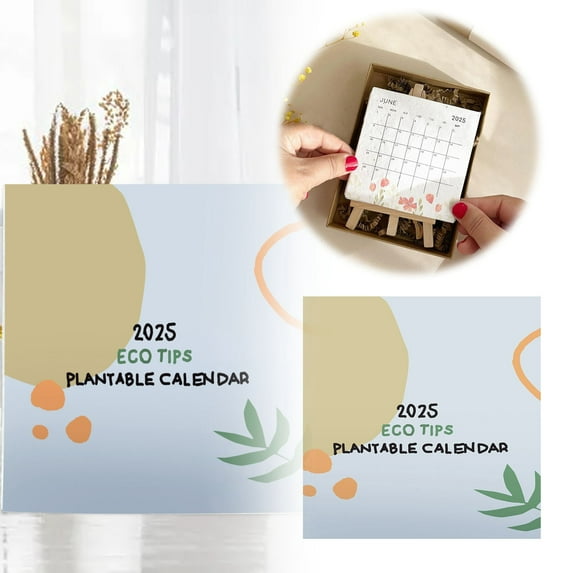 Malianggg Calendar 2025 Modern Greenery Calendar Planner With Growing ...