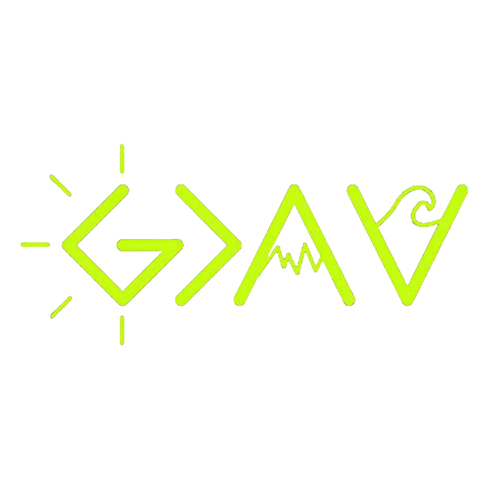 Malianggg Cartat2s God Decal | 6.5" X 3" | Stylish Truck & Car Sticker ...