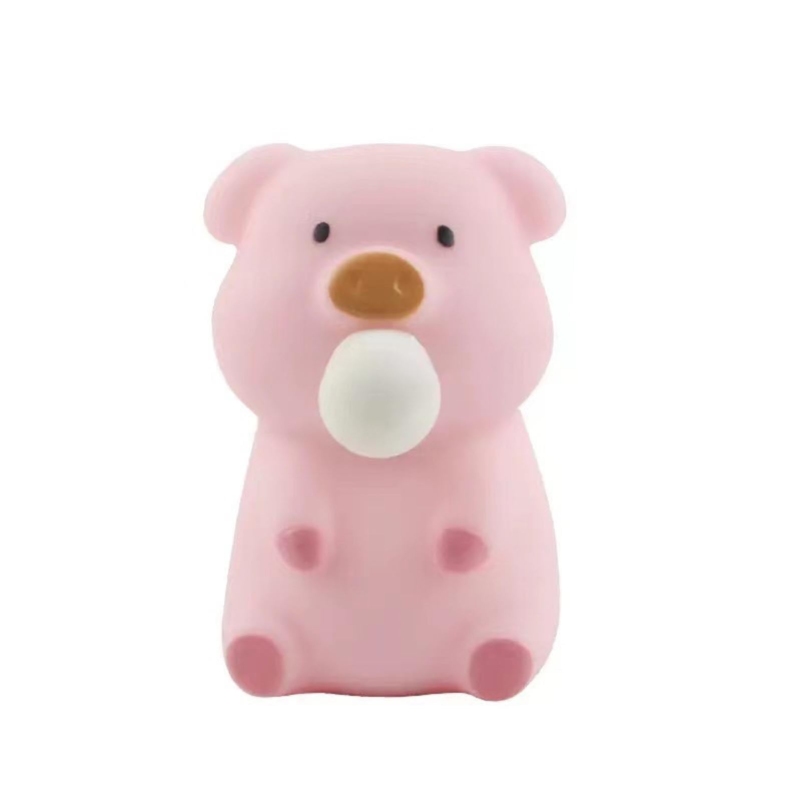 Malianggg Decompression Pinch Music Toy Puffing Little Pig Hand Pinch ...