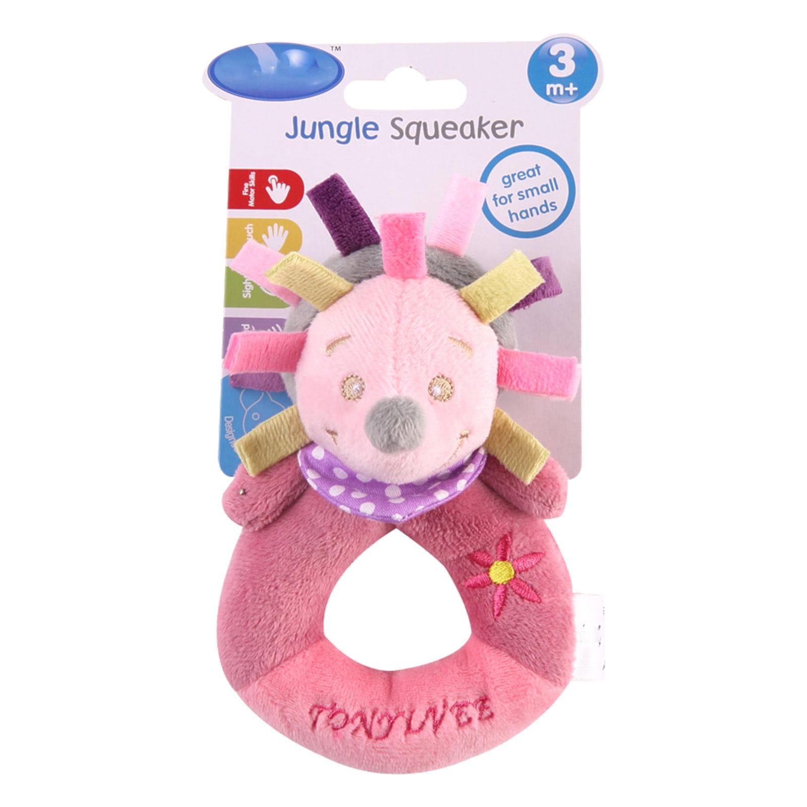 Malianggg Developmental Hand Grip Cartoon Baby Toys Animals Handbells ...