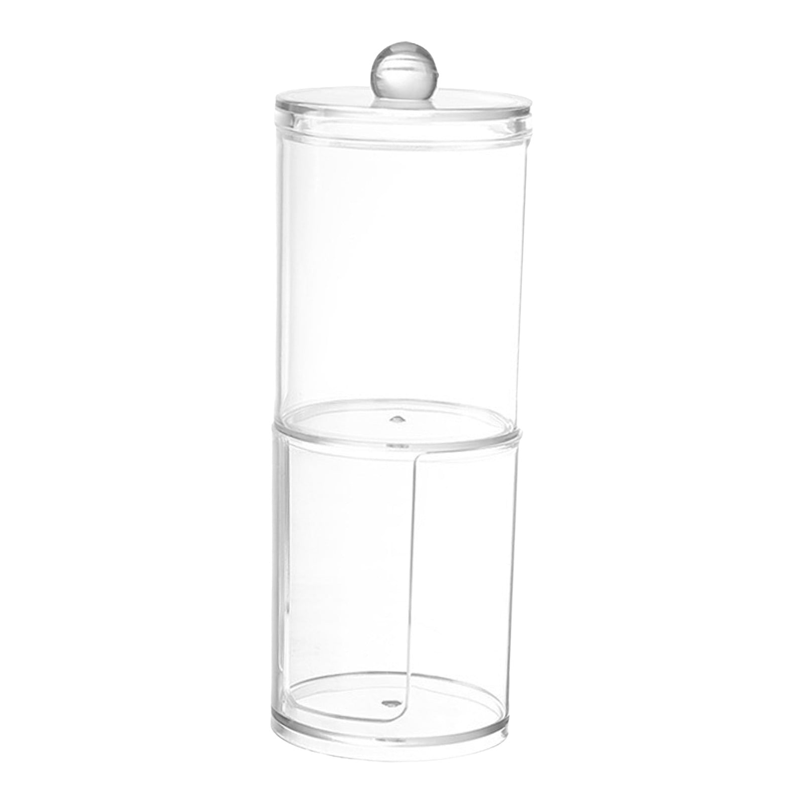 Malianggg Pad Holder Transparent Jar For Makeup Storage Organizer For ...