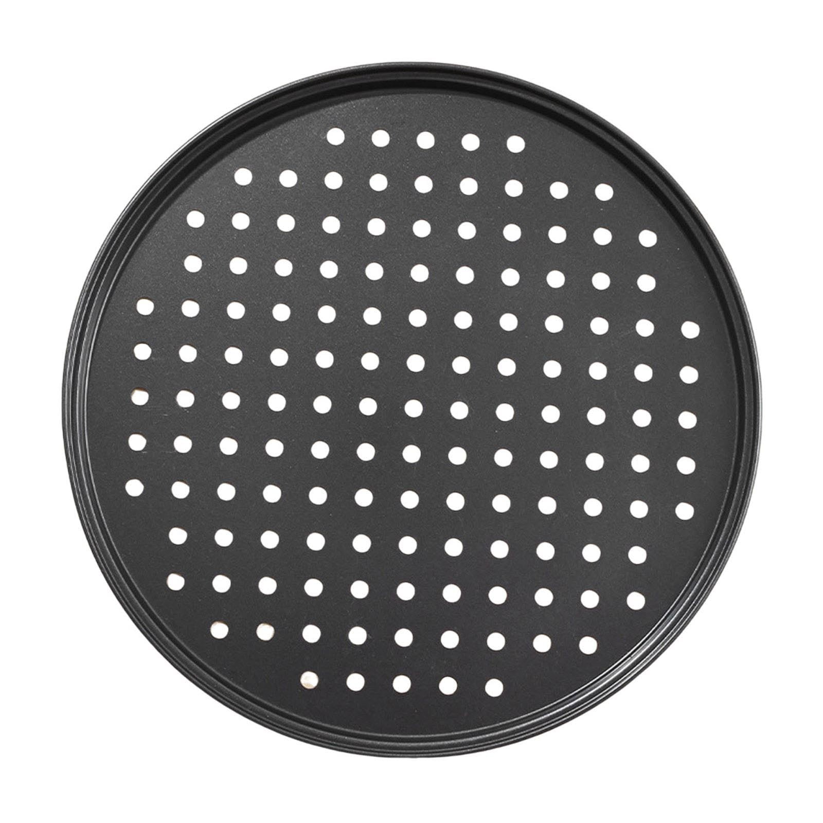 Malianggg Steel Perforated Pizza Baking Pan Ideal For Cheesy Pizza ...