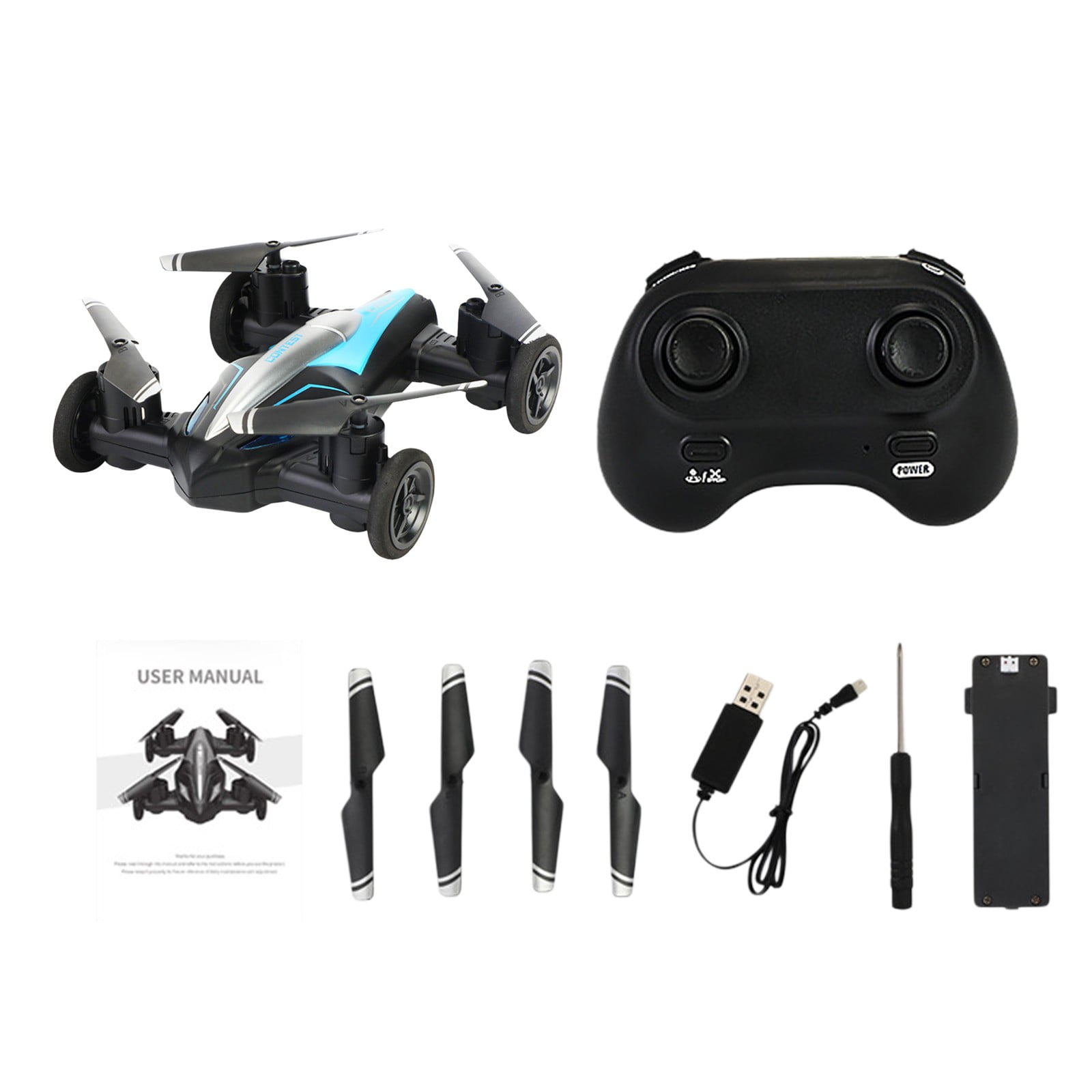 Malianggg V11 Remote Control Flying Car Air Ground Mode Toys 2025 ...