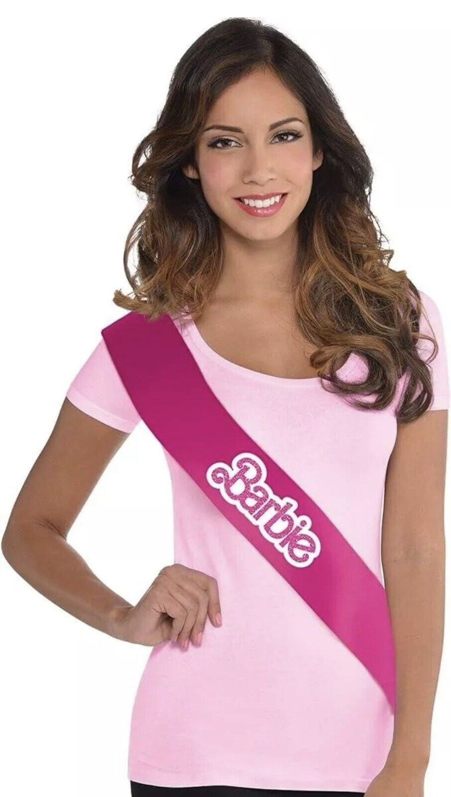 Malibu Barbie Unisex Barbie Shoulder Sashes, Pink, 1pc - Walmart.com