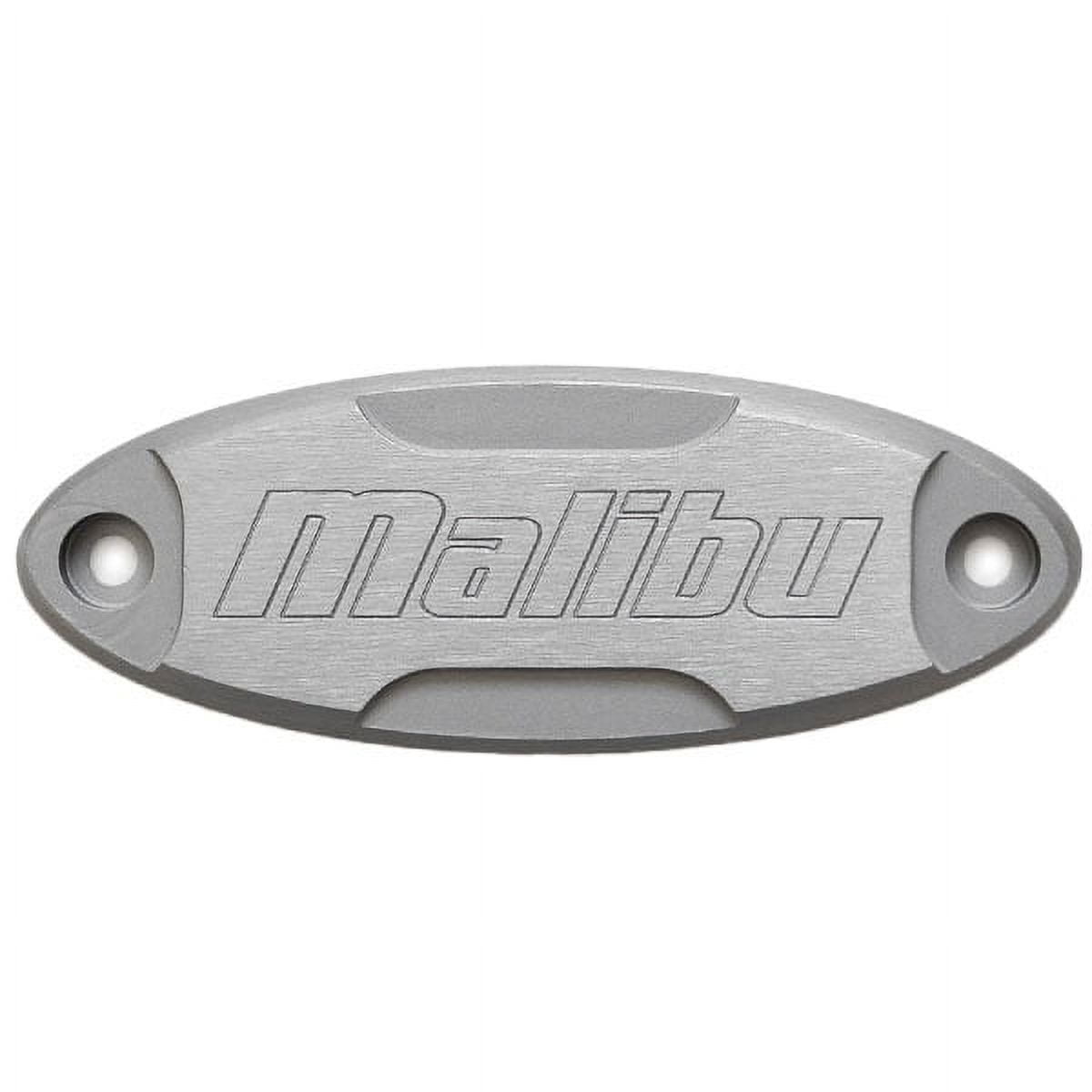 Malibu Boat Badge Emblem 89-80032-ANGR | Oval 3 3/8 Inch Aluminum ...