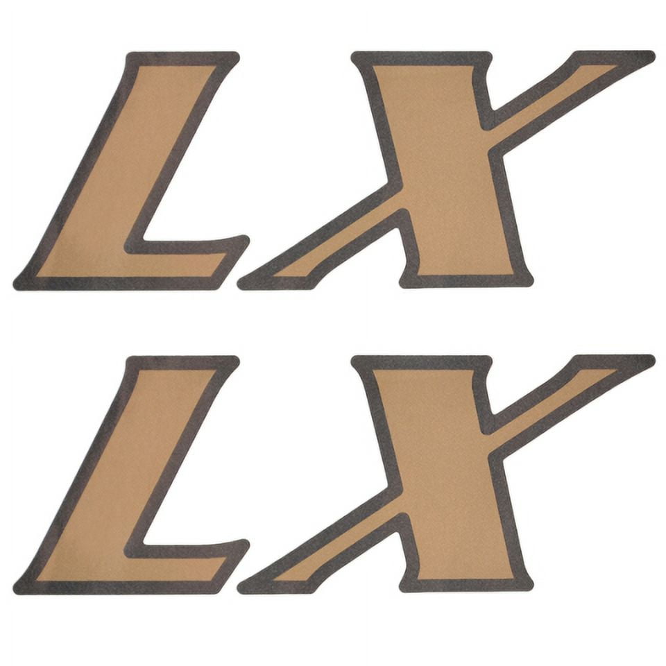 Malibu Boat Model Decals | X7 Gold Charcoal 5 1/4 x 2 Inch (Pair ...