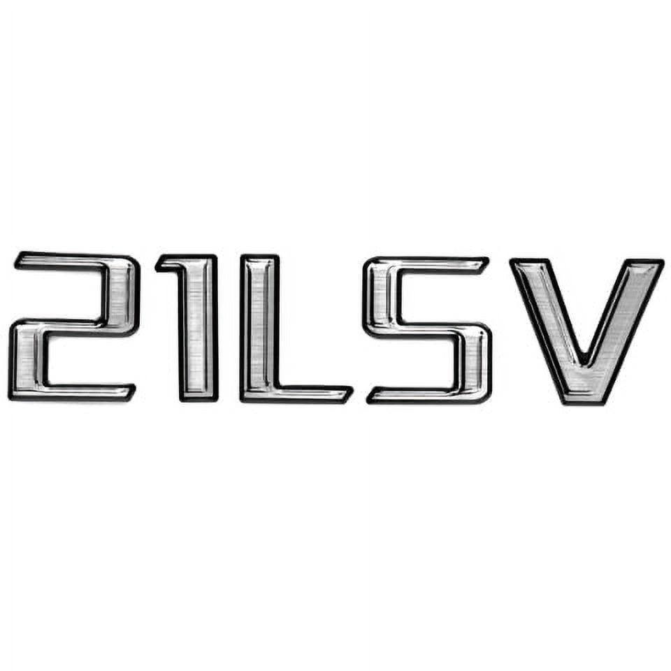 Malibu Boat Raised Decal 5947103 | 21 LSV Silver Black 8 1/2 x 2 Inch ...