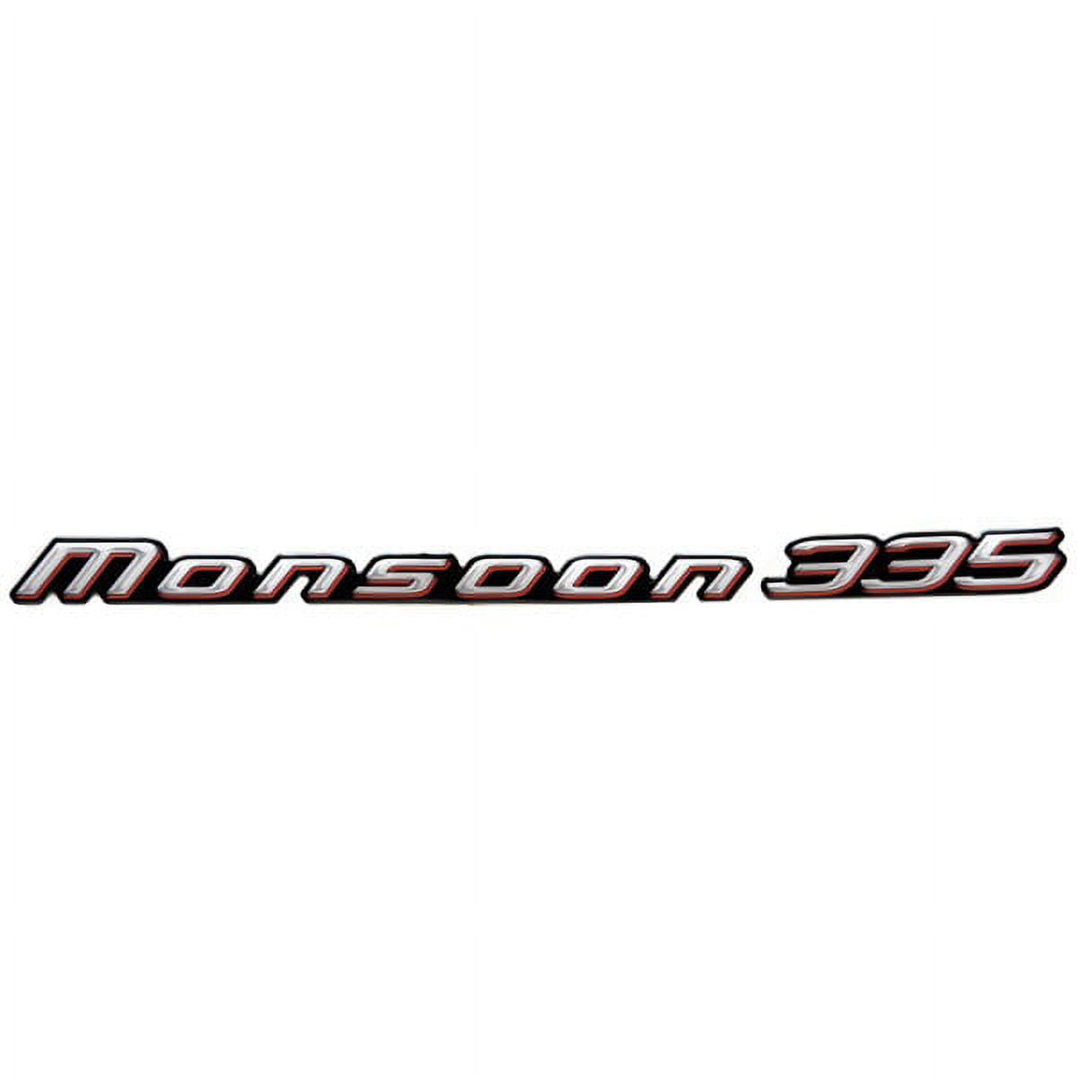 Malibu Boat Raised Decal | Monsoon 335 Sticker - Walmart.com