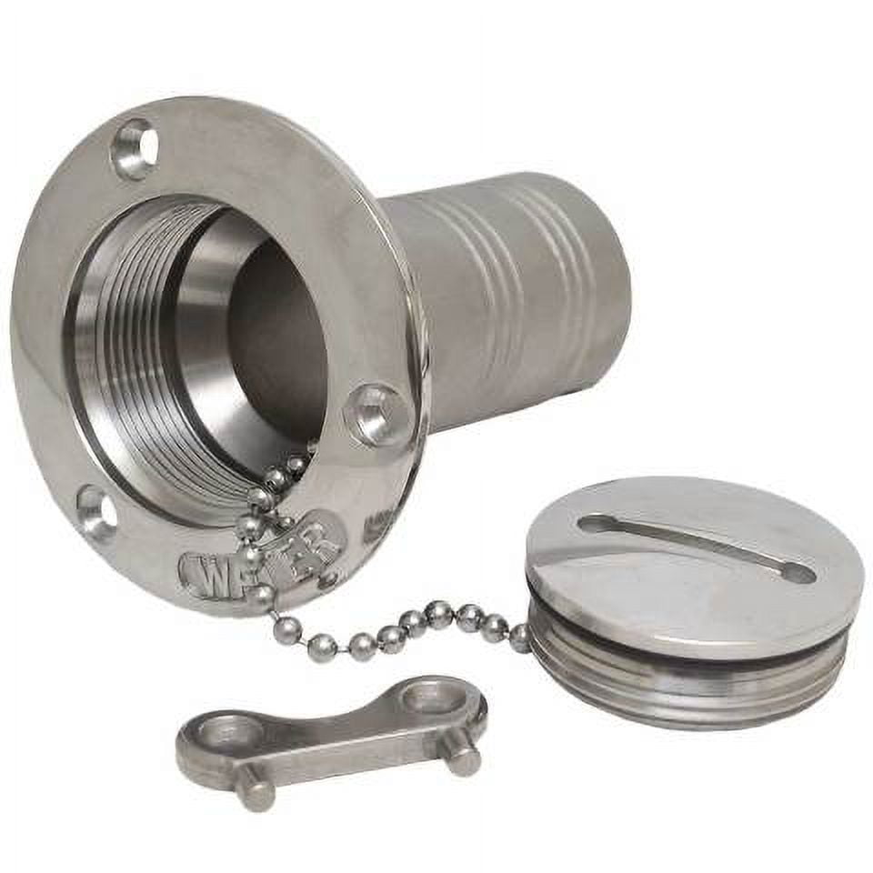 Malibu Boat Water Deck Fill 3012101 | 1 1/2 Inch Stainless w/ Key ...