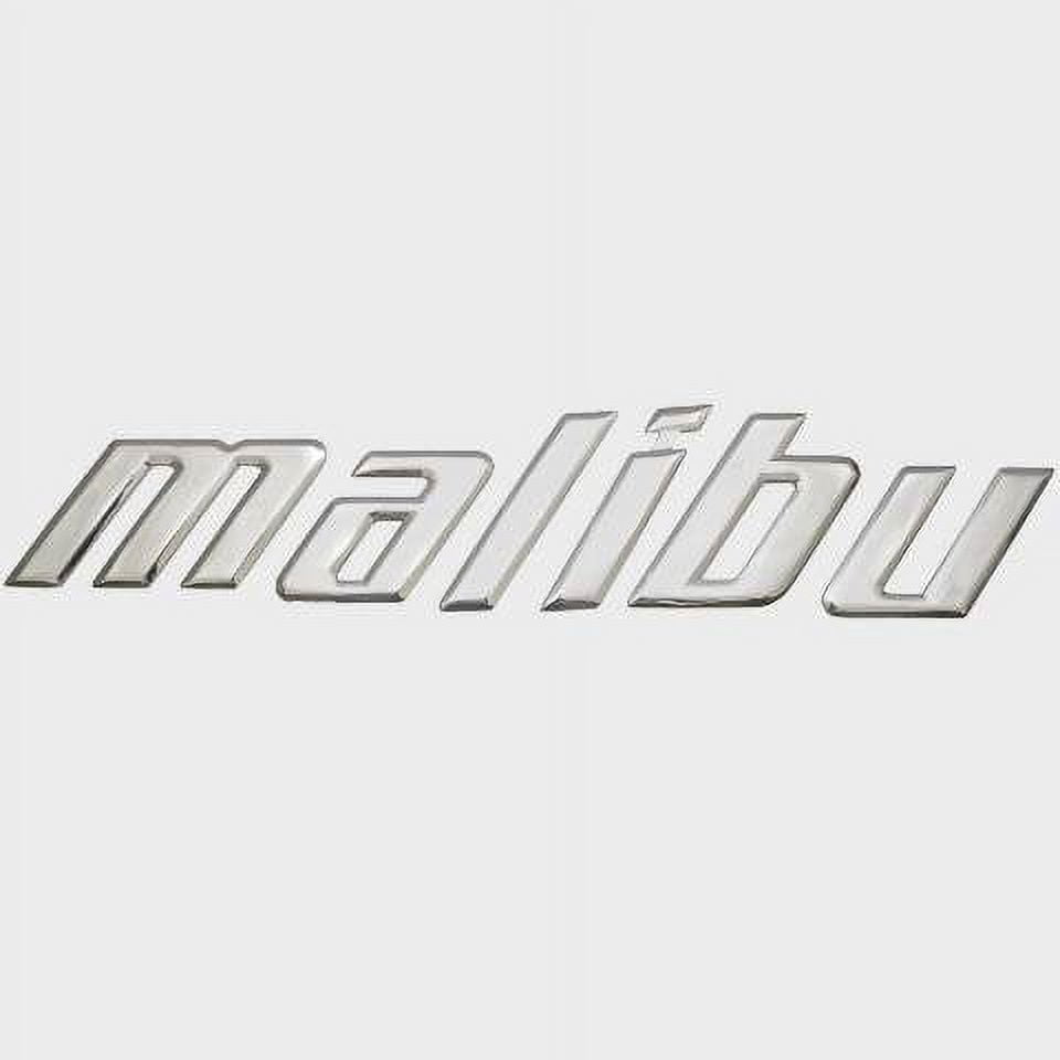 Malibu Boats Raised Decal MALIBU-2-09 | Stainless Steel 22 3/4 Inch ...