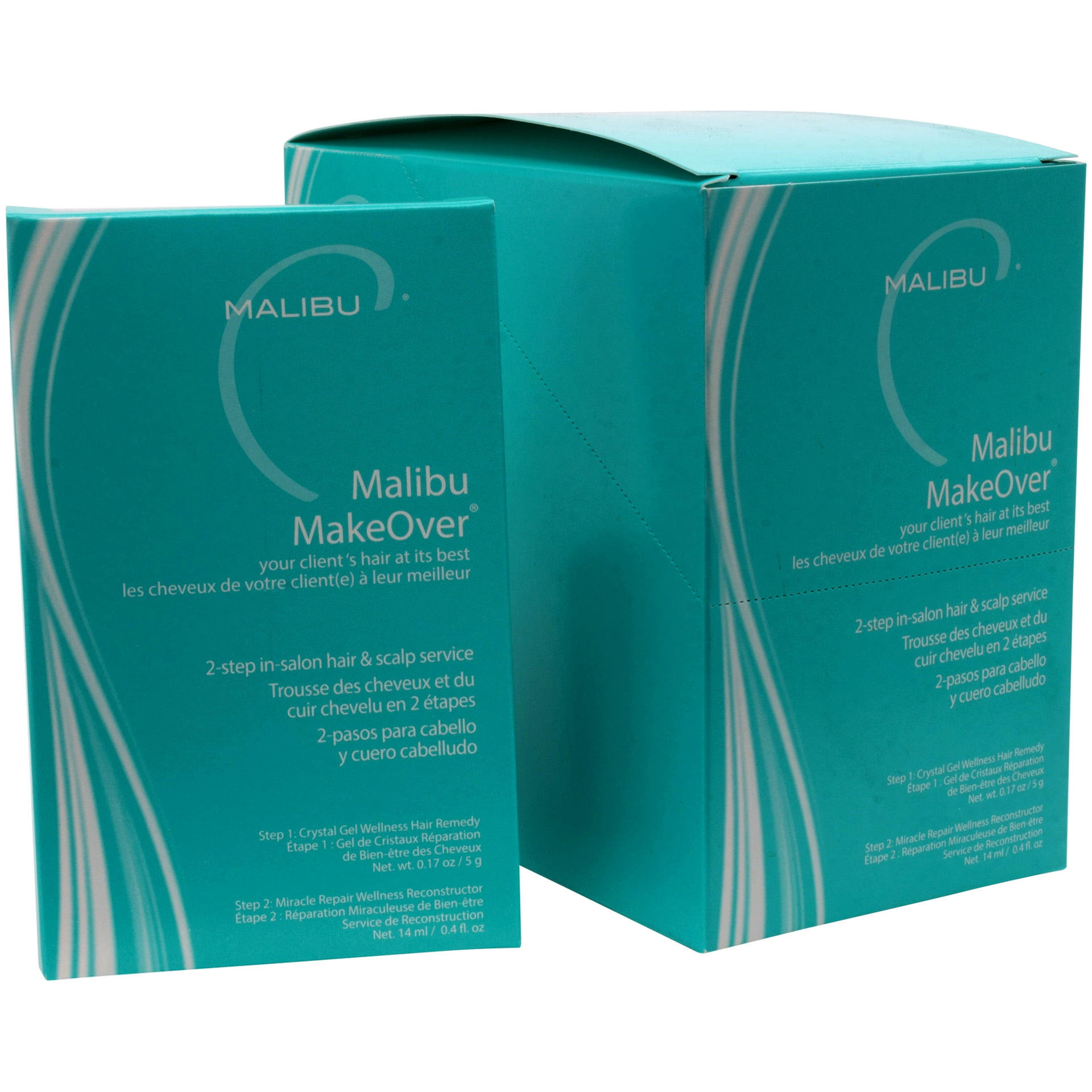Malibu C Hair Treatment MakeOver Kits - Box of 12 - Walmart.com