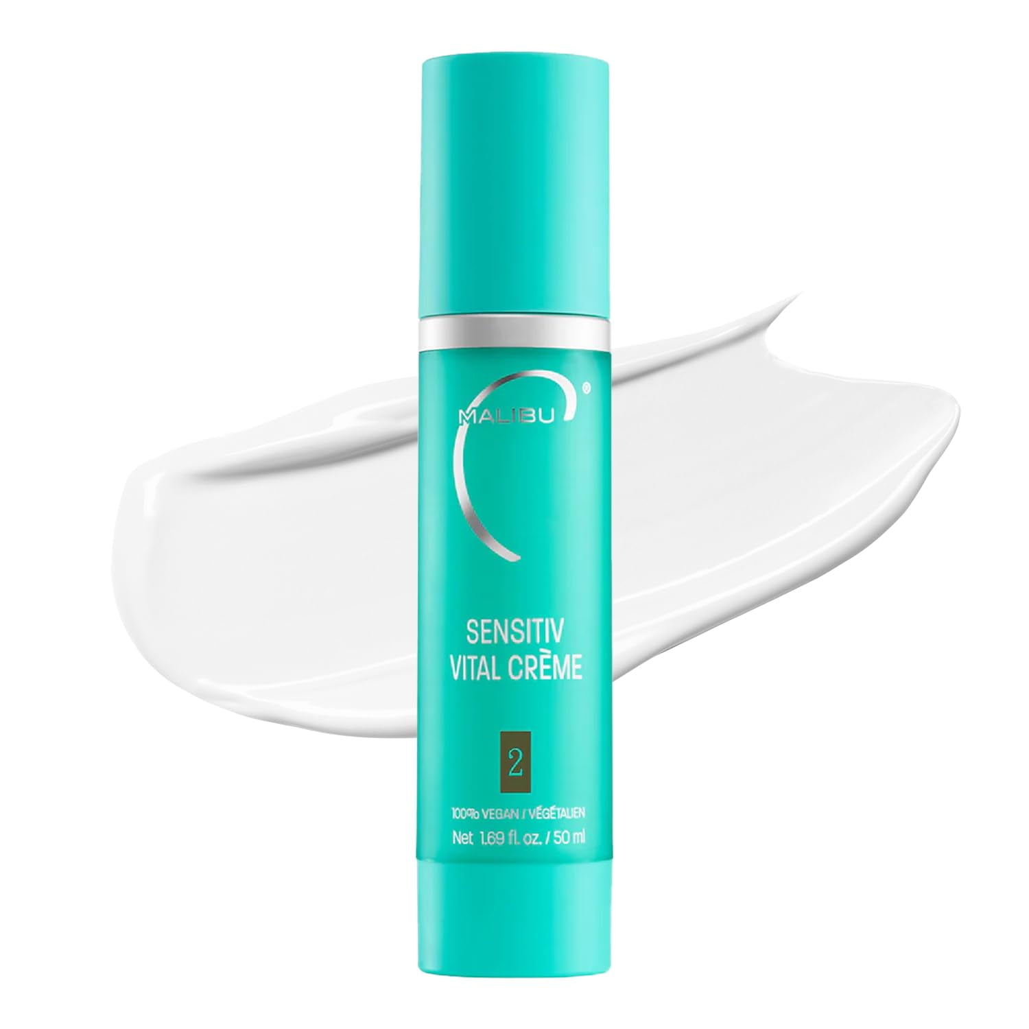 Malibu C Sensitiv Vital Crème Face Moisturizer - Non-Comedogenic ...