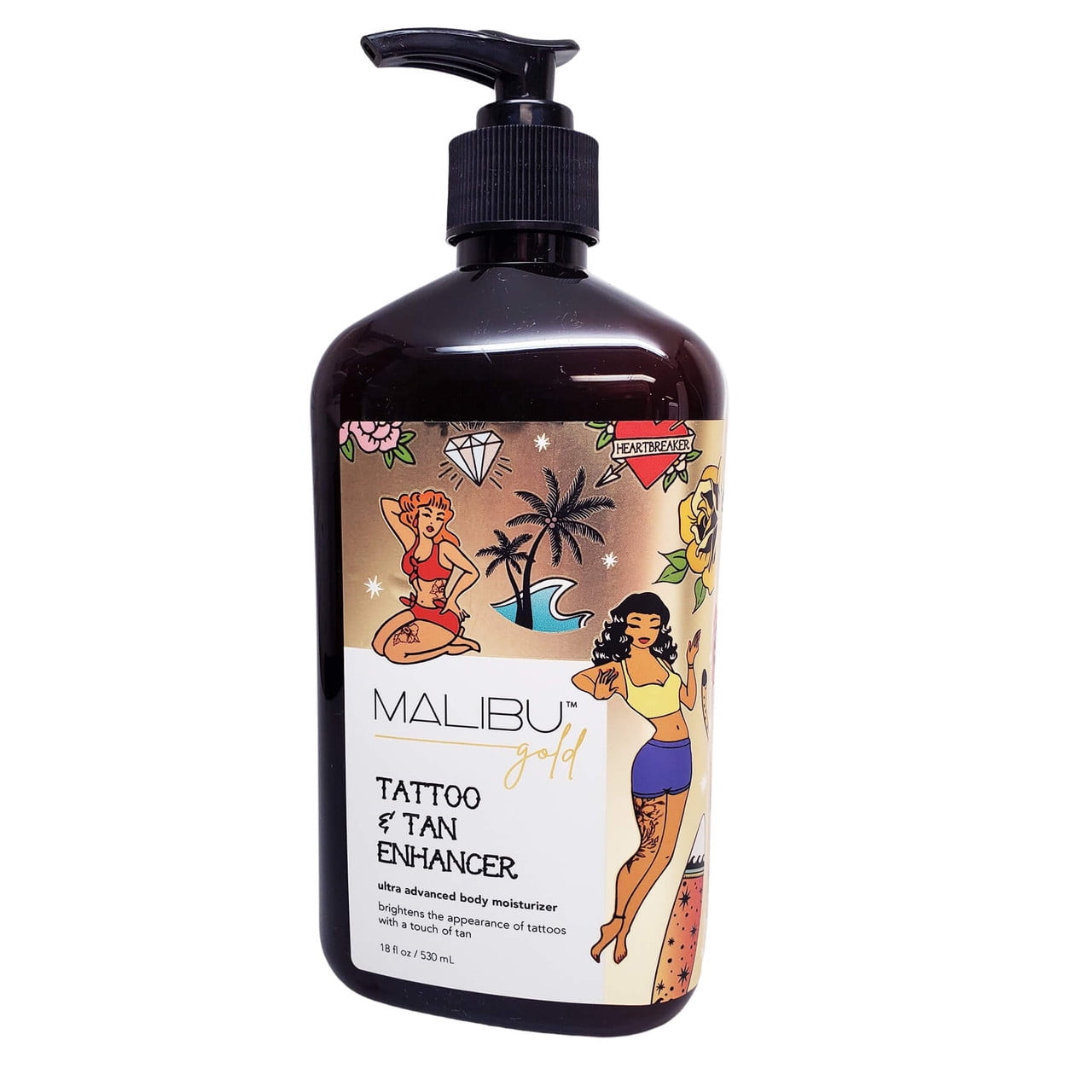 Malibu Gold Tattoo & Tan Extender 18oz - Walmart.com